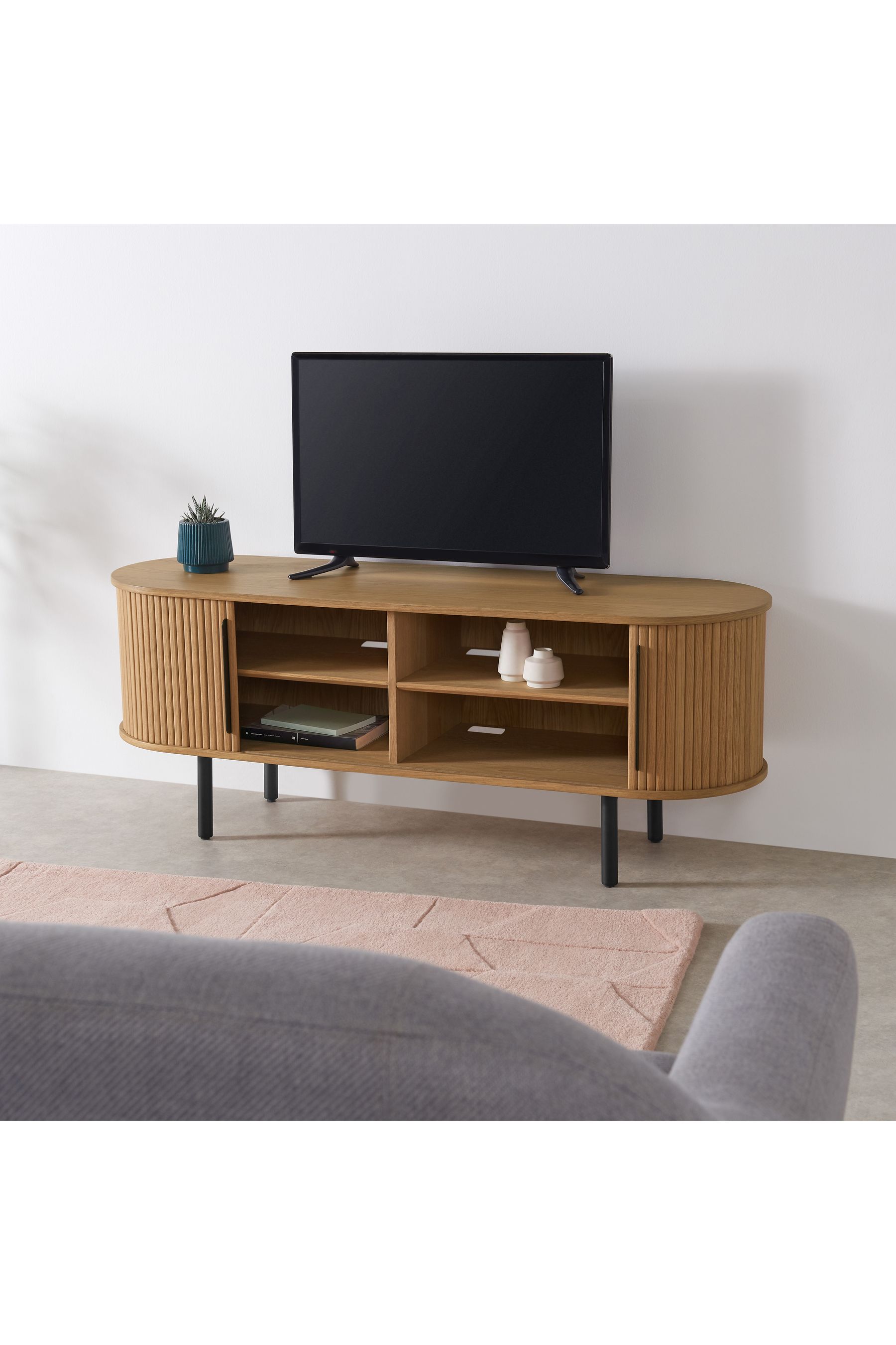 Buy MADE.COM Oak Tambo TV Unit from the Next UK online shop