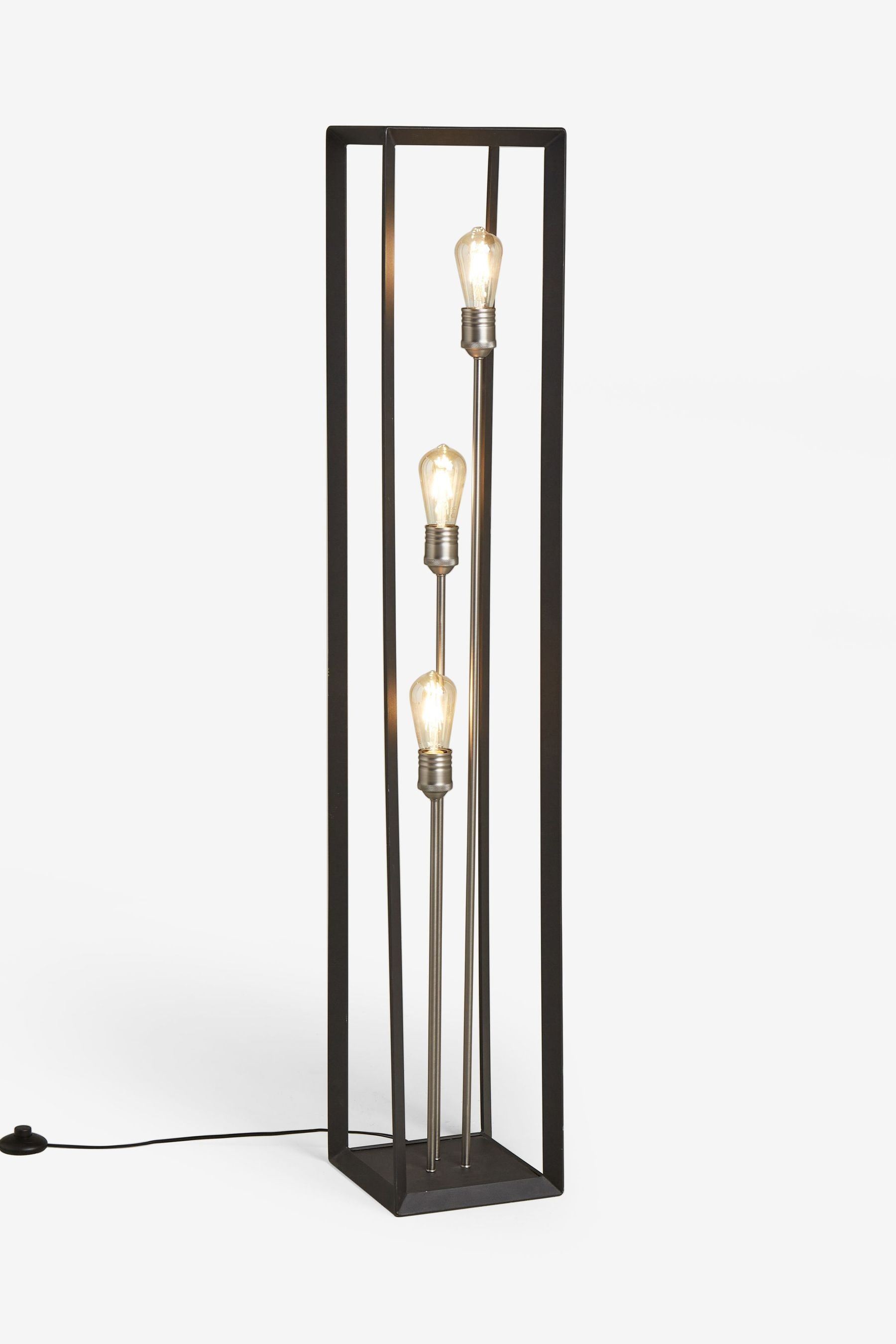 Buy Black Brooklyn 3 Light Floor Lamp from the Next UK online shop