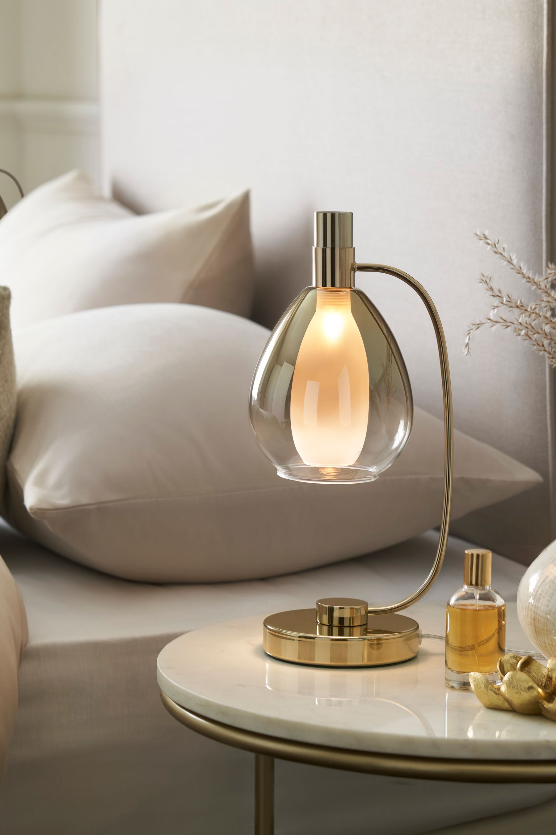 Buy Brass Carson Touch Table Lamp from the Next UK online shop