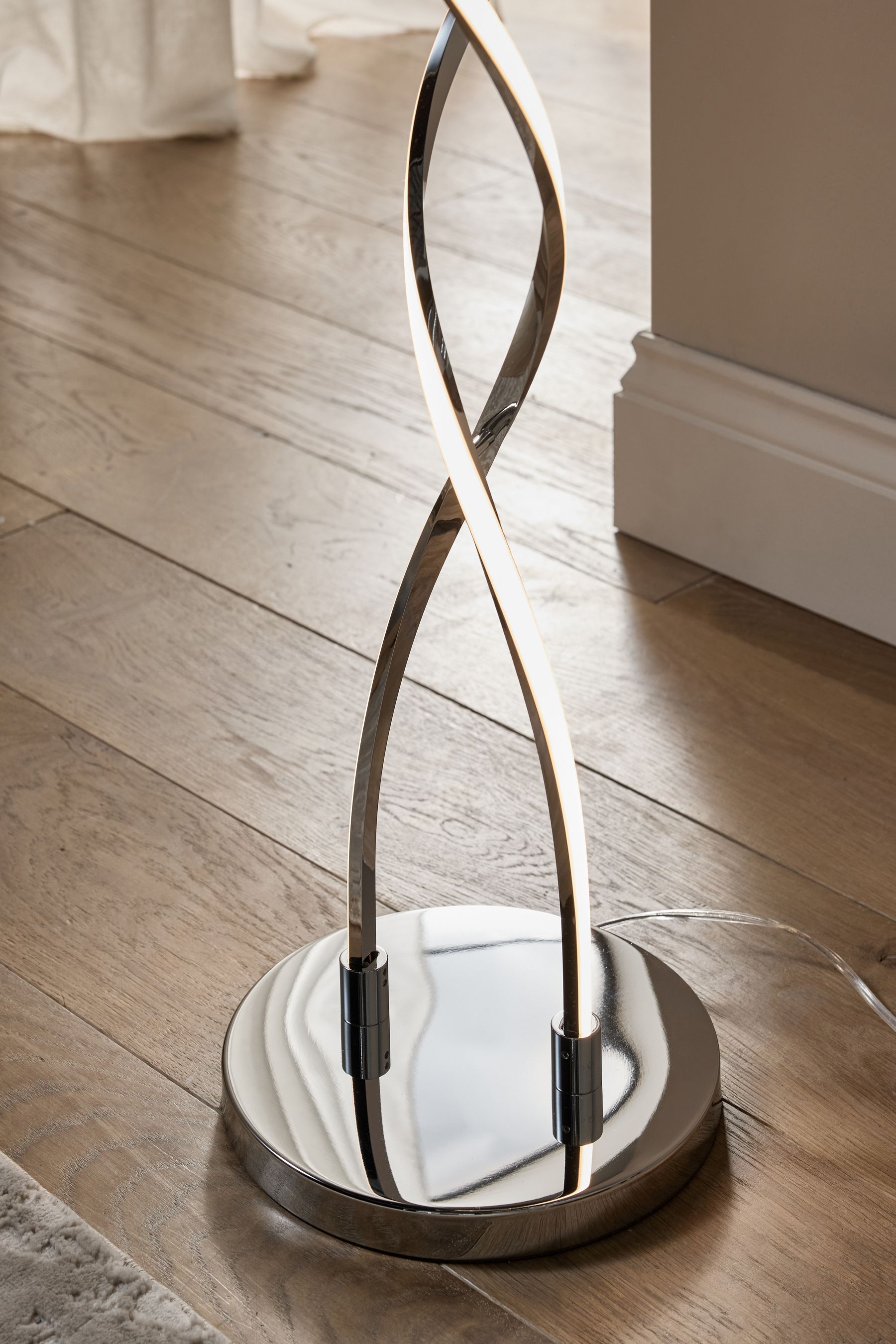 Buy Chrome Callie LED Floor Lamp from the Next UK online shop