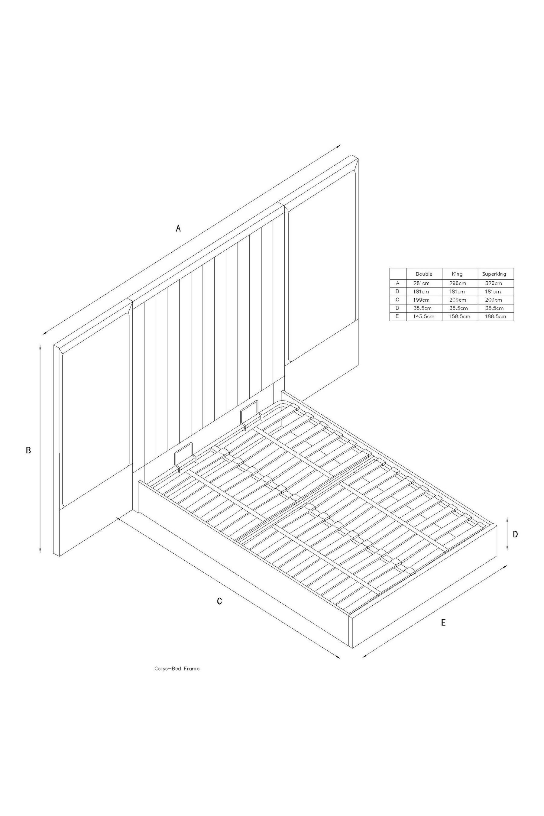 Buy Contemporary Blend Light Natural Cerys Upholstered Hotel Bed Frame ...
