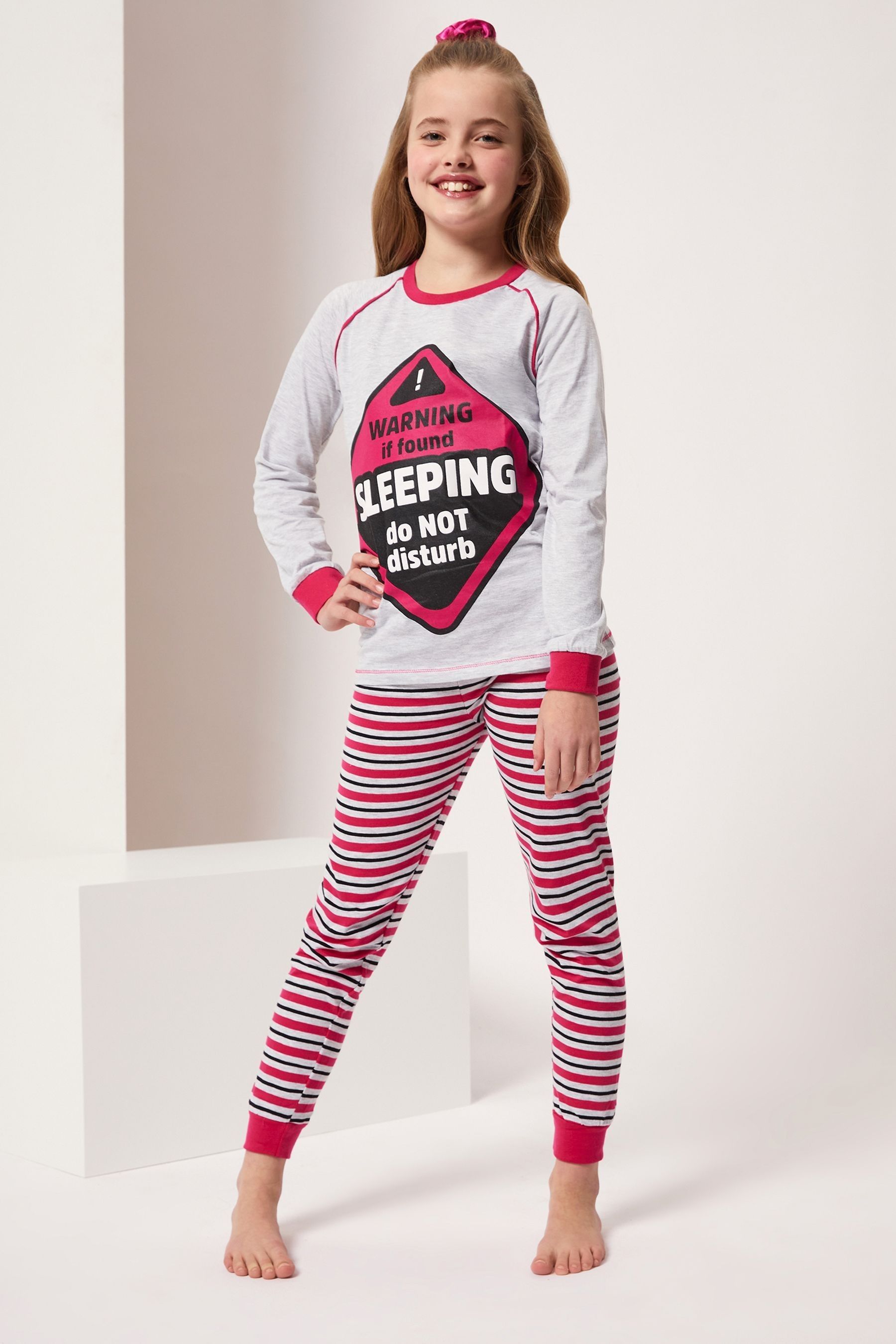 Buy Harry Bear Red Sleeping Slogan Pyjamas from the Next UK online shop
