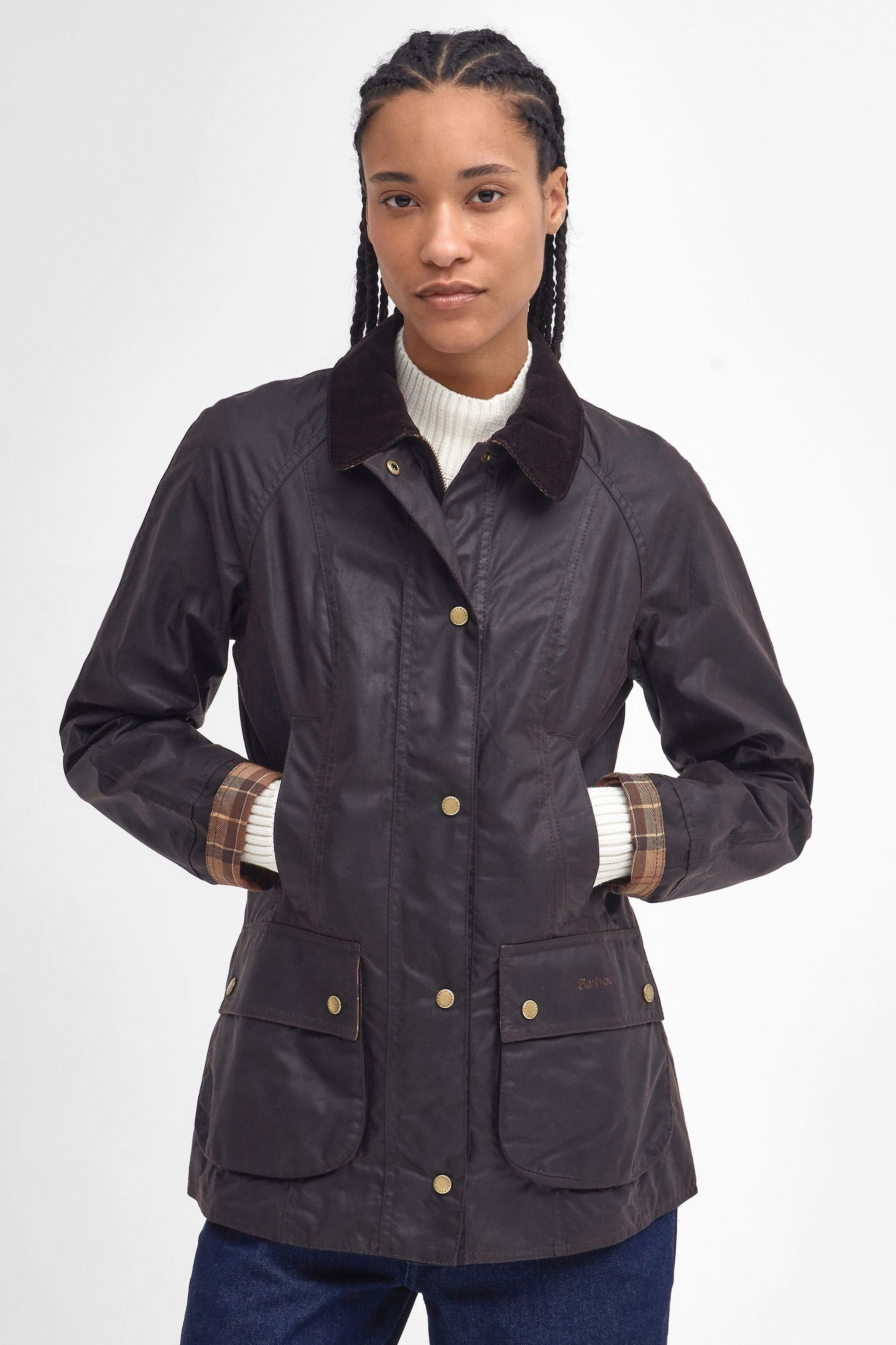 Buy Barbour® Brown Beadnell Classic Wax Jacket from the Next UK online shop