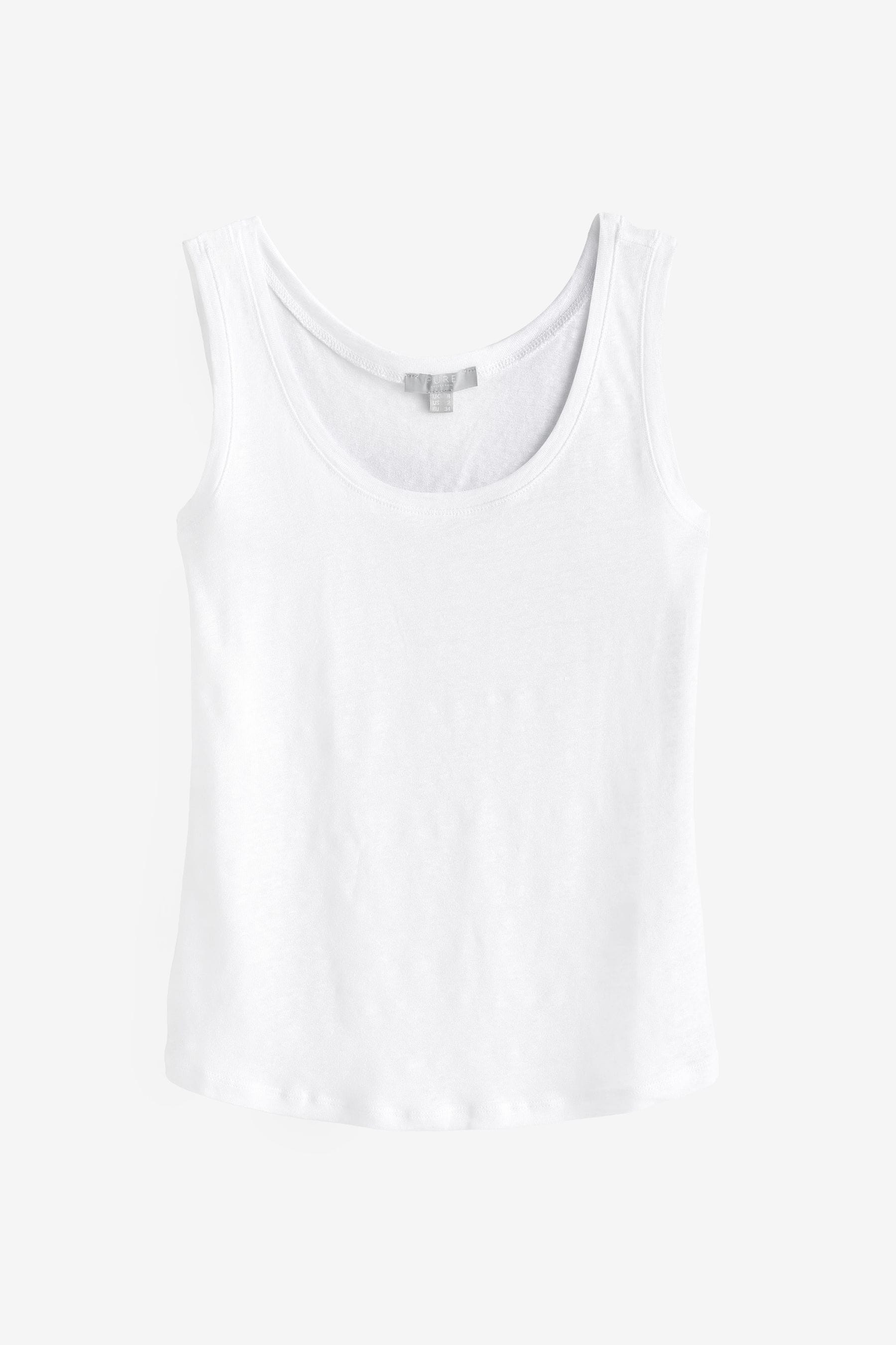 Buy Pure Collection Linen White Vest from the Next UK online shop