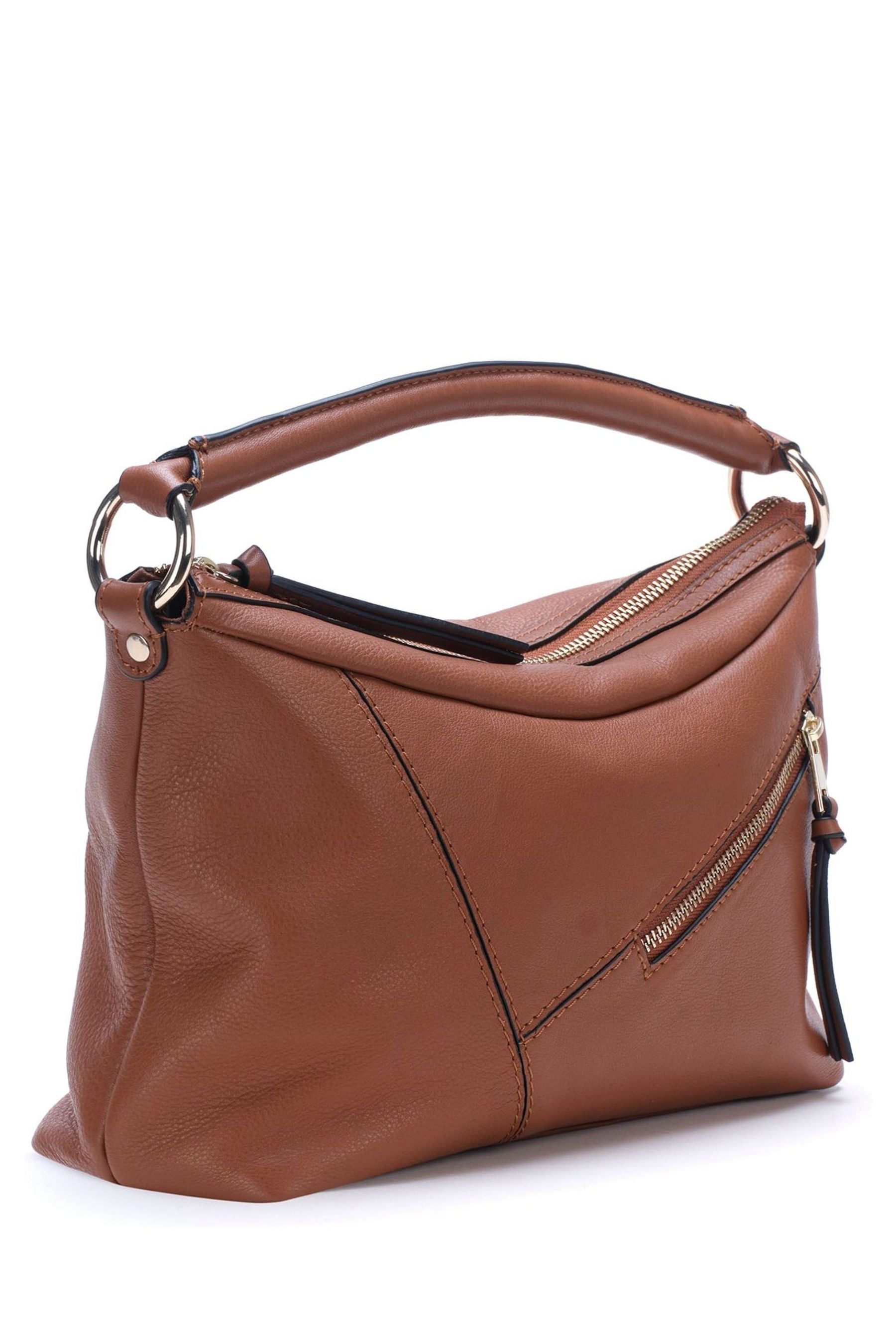 Buy Mint Velvet Brown Harri Tan Leather Bag from the Next UK online shop