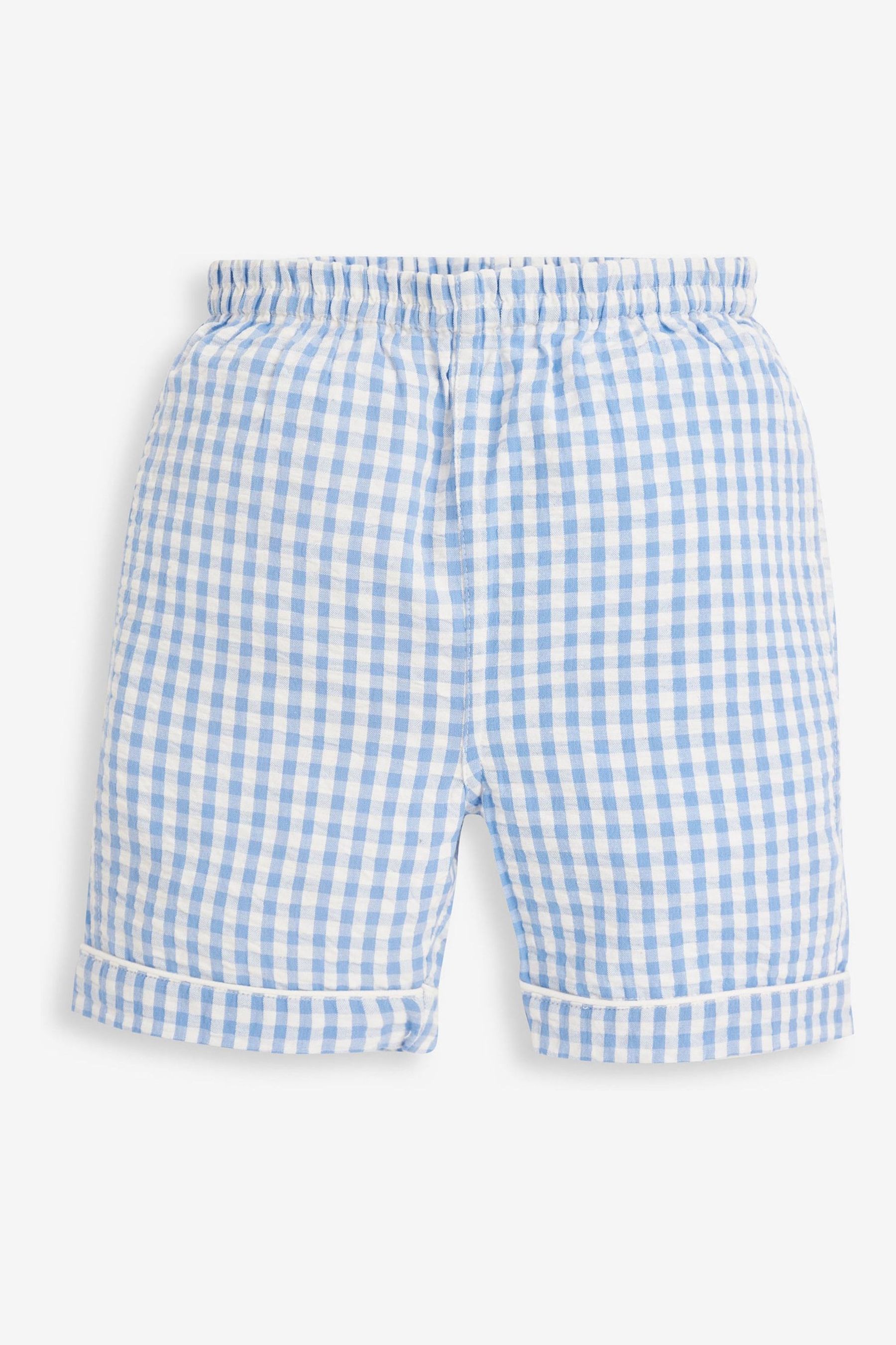 Buy JoJo Maman Bébé Blue Woven Pyjamas from the Next UK online shop