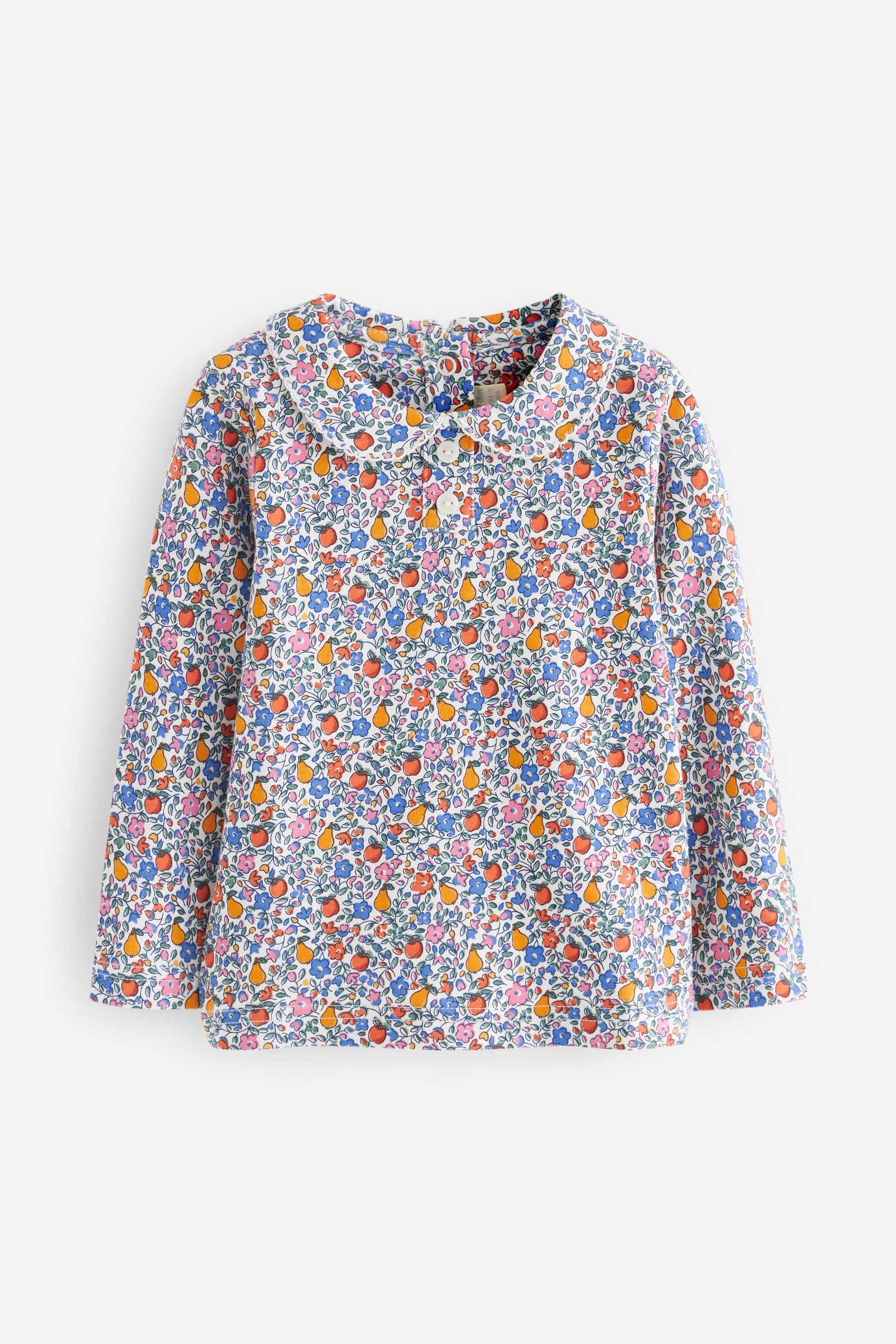 Buy JoJo Maman Bébé Girls' Orchard Ditsy Floral Peter Pan Top from Next ...