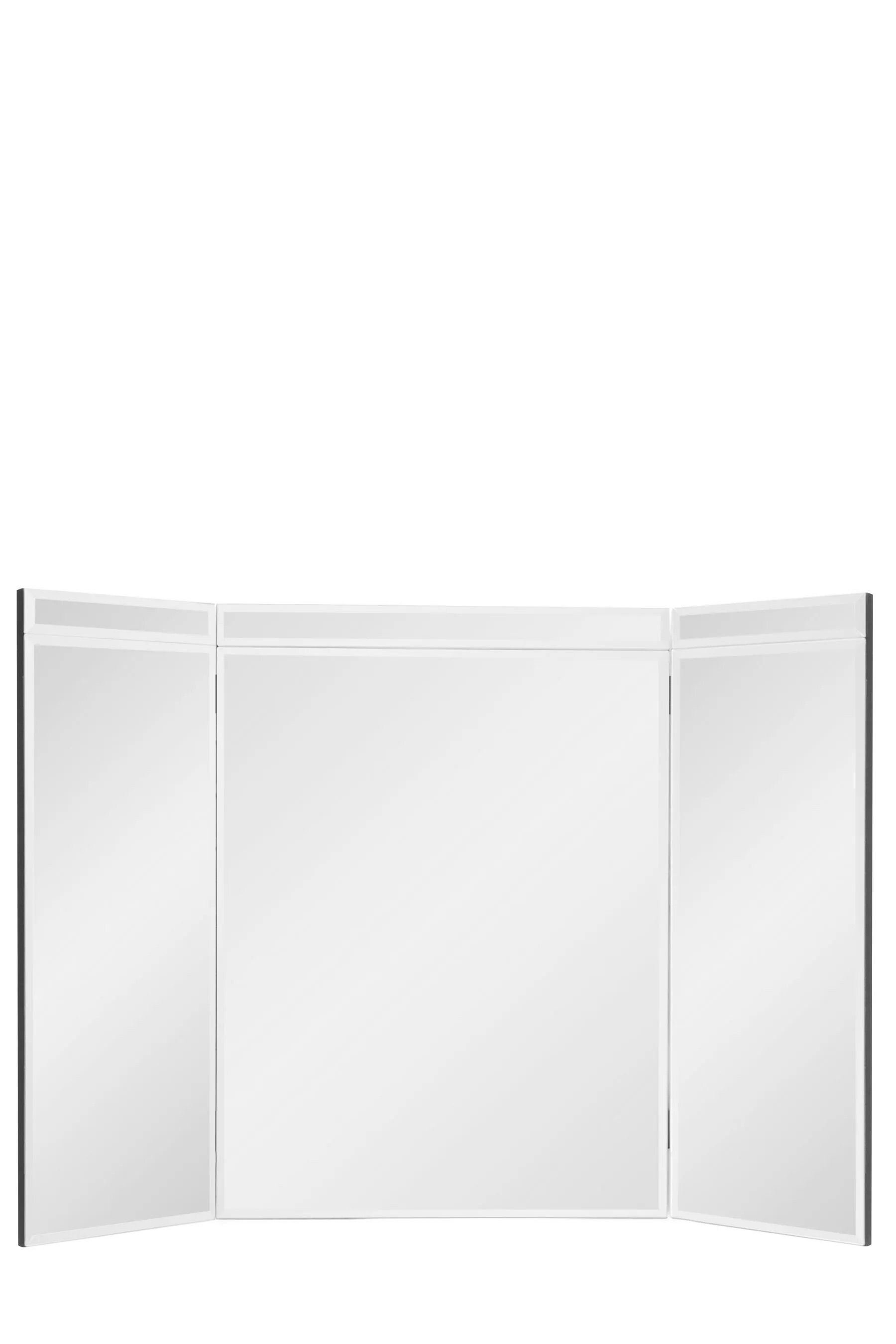 Buy Silver Sloane Bevelled Rectangular Dressing Table Mirror from the ...