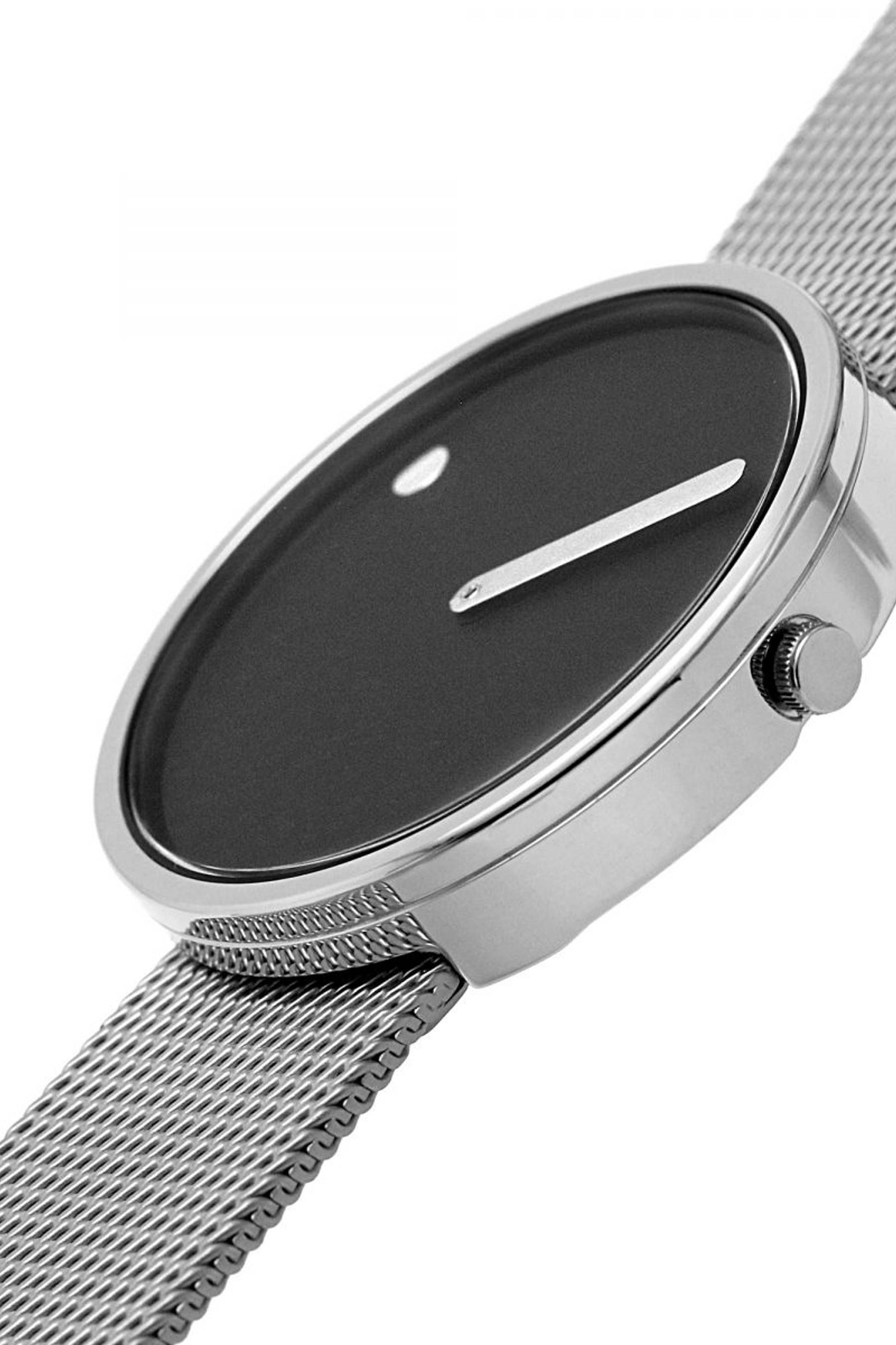 Buy PICTO Silver and Black Watch from the Next UK online shop