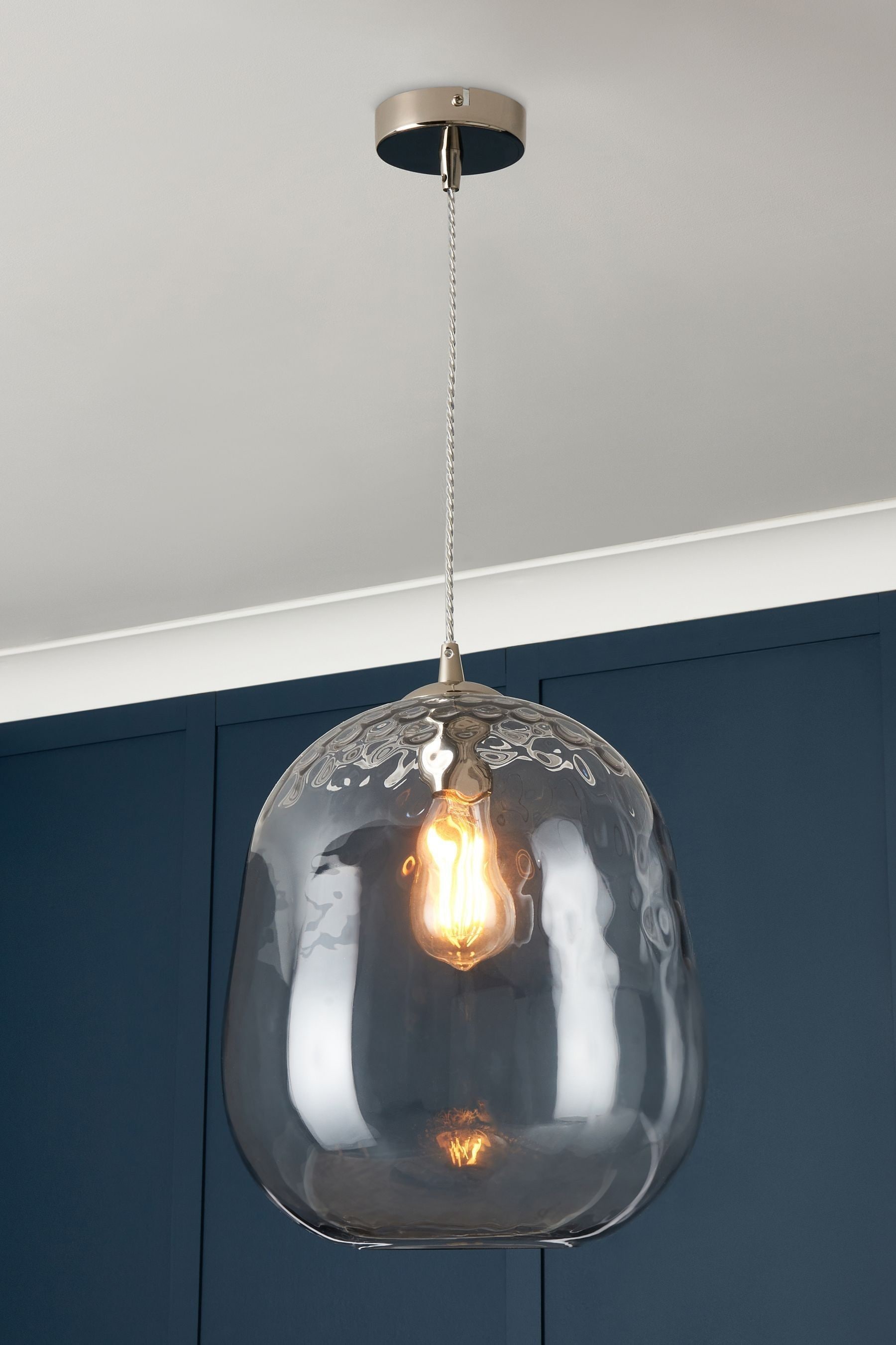 Buy Visconte by BHS Black Minori 1 Light Ceiling Light Pendant from the ...