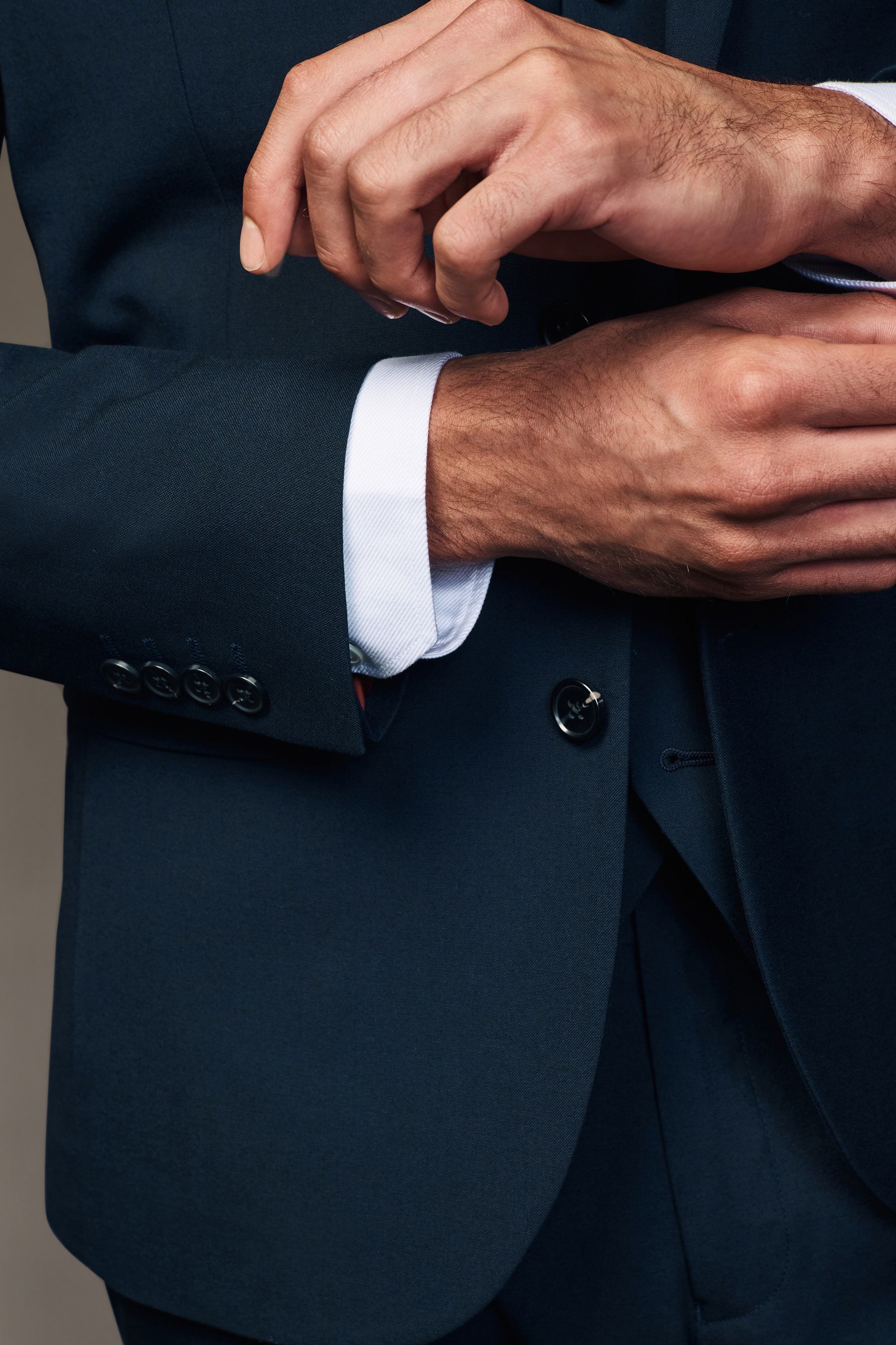 Buy Navy Blue Slim Two Button Suit Jacket from Next Ireland