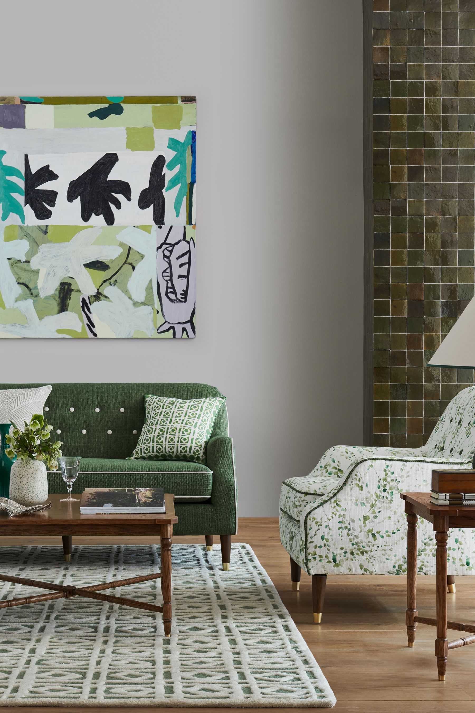 Buy Nina Campbell Aqua Blue Batik Check Rug from the Next UK online shop