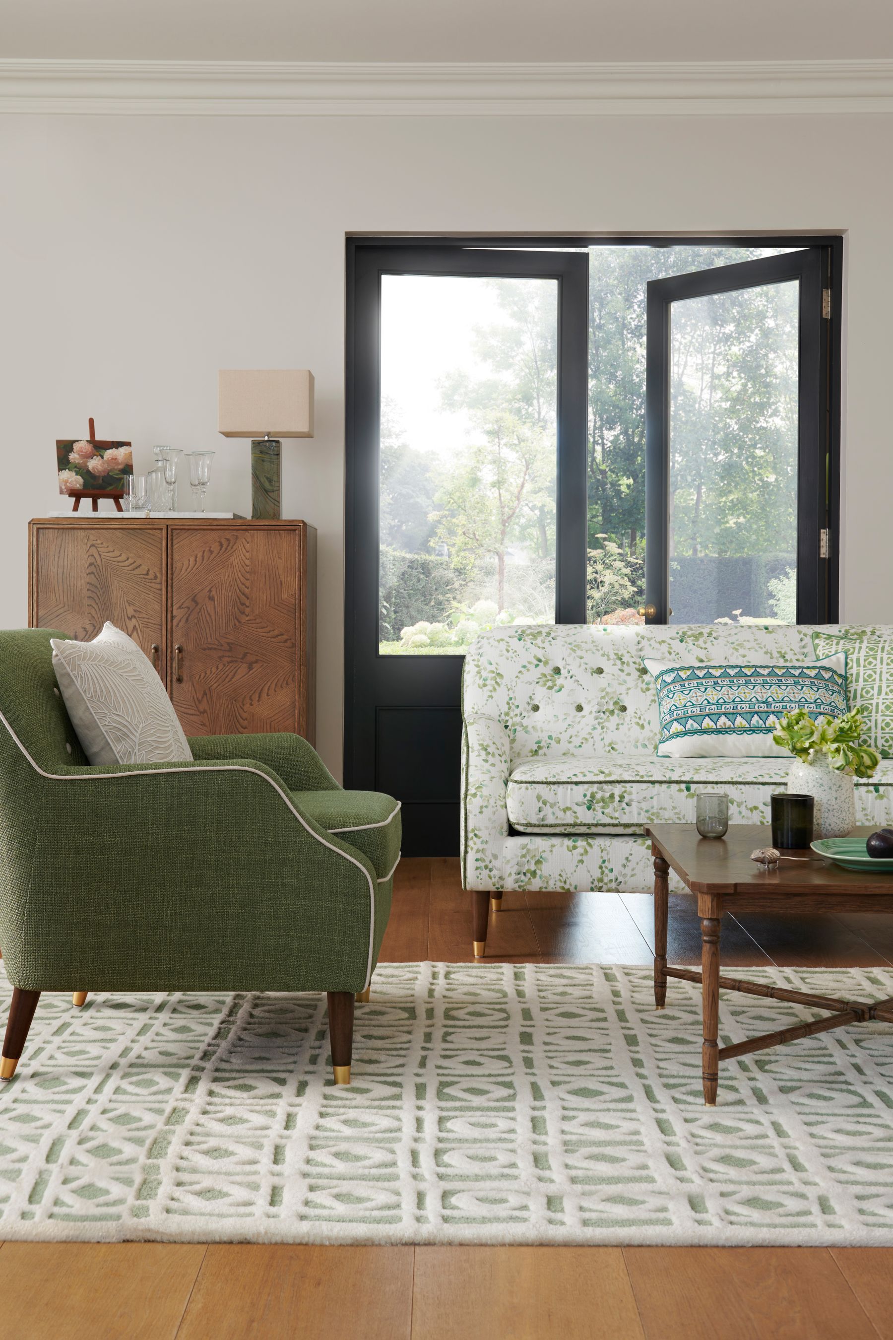 Buy Nina Campbell Aqua Blue Batik Check Rug from the Next UK online shop