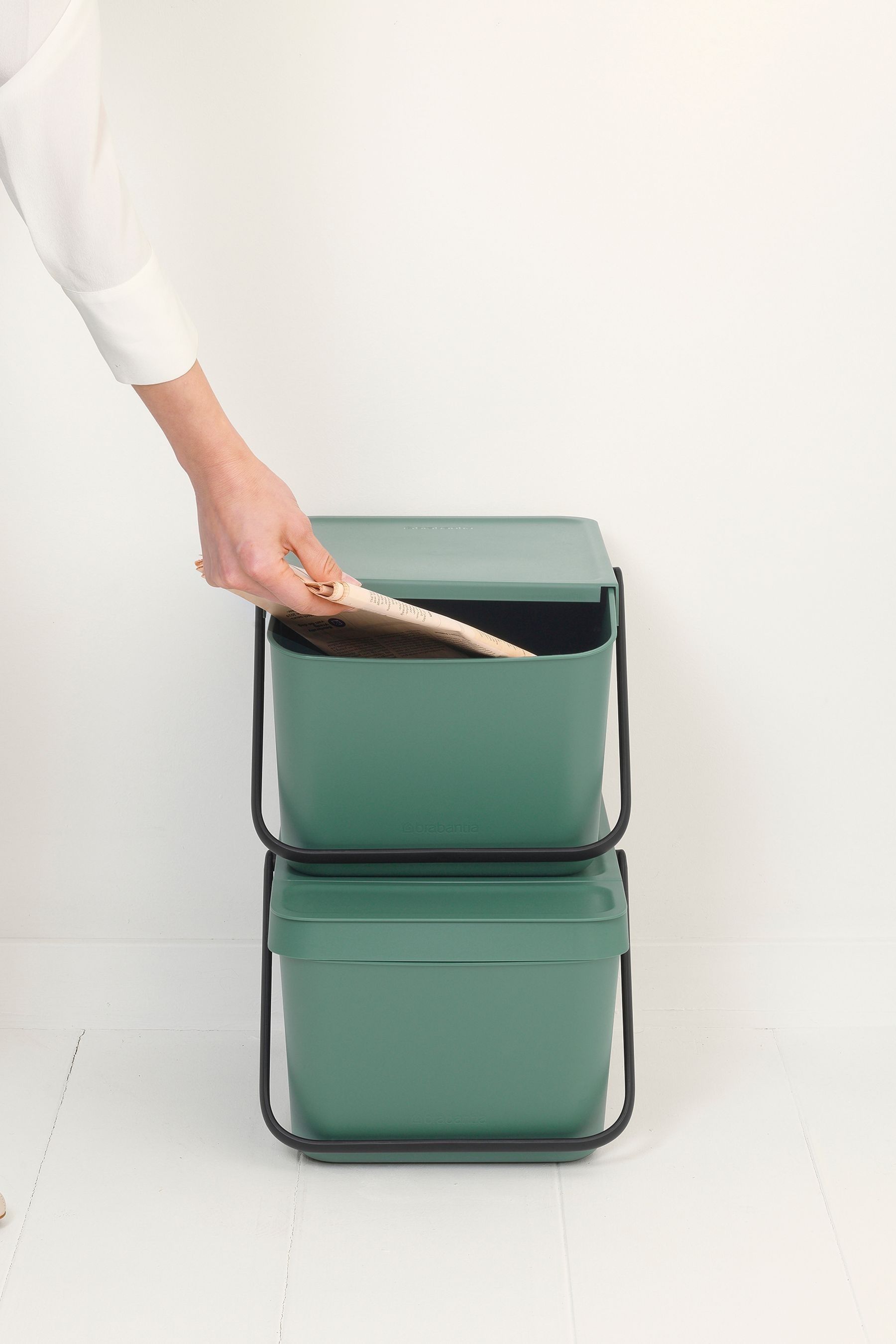 Buy Brabantia Green Stackable Sort & Go Bin from the Next UK online shop