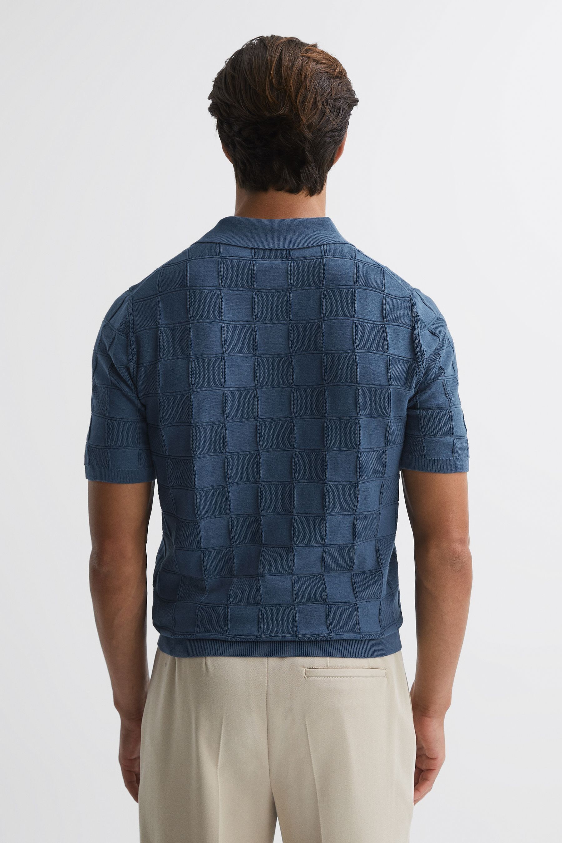 Buy Reiss Blaze Cotton Press-Stud Polo T-Shirt from the Next UK online shop