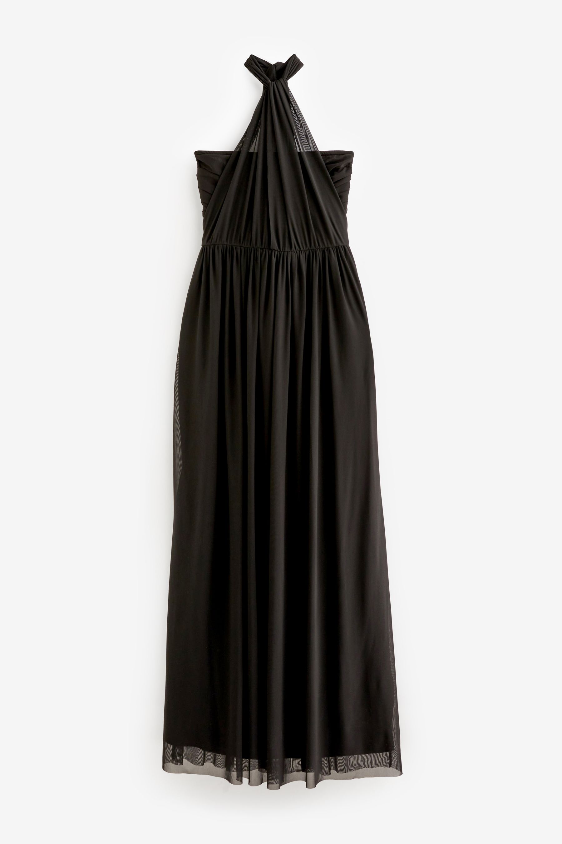 Buy Black Mesh Multiway Bridesmaid Wedding Maxi Dress from the Next UK ...