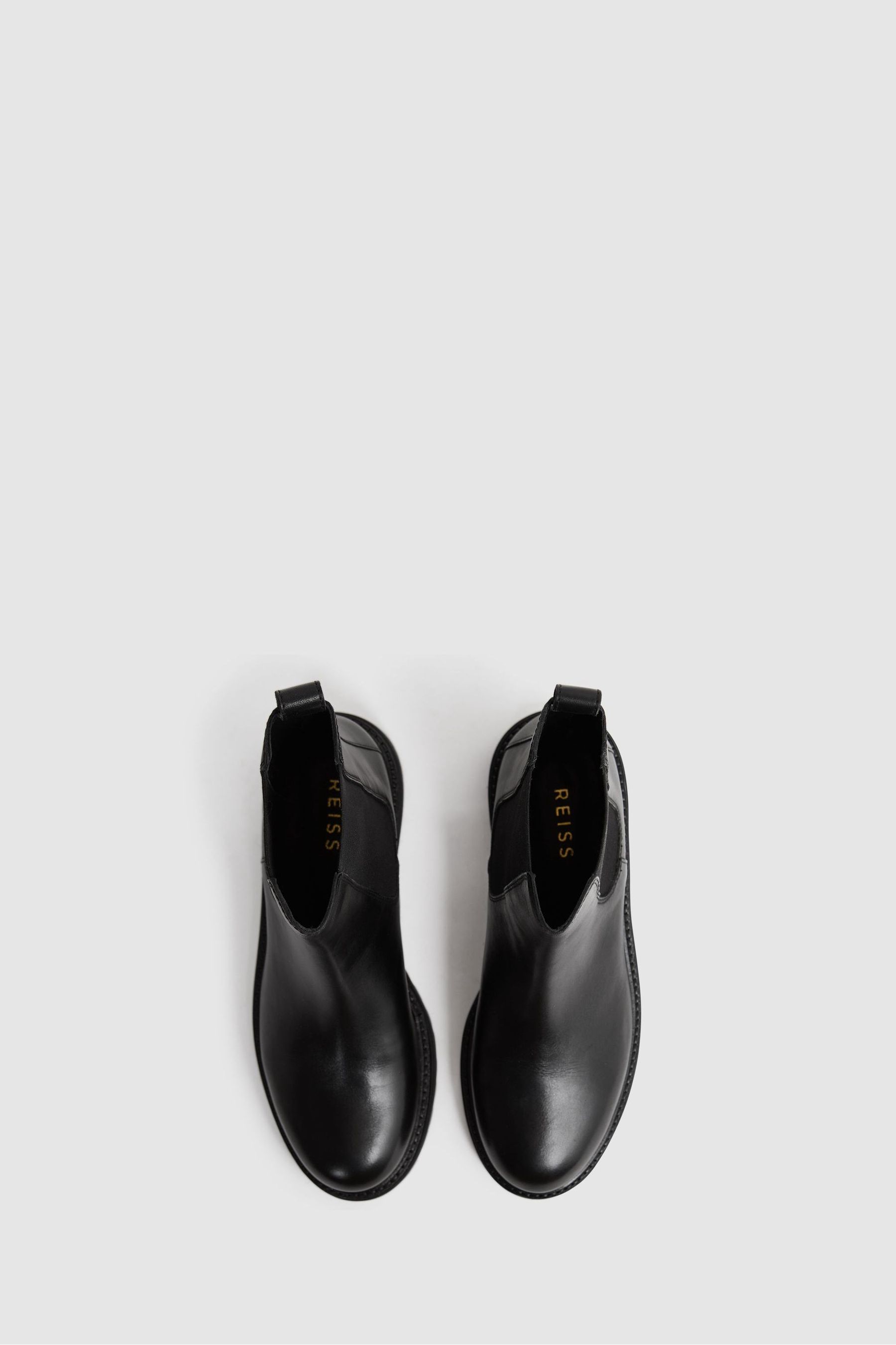 Buy Reiss Black Thea Leather Chelsea Boots from the Next UK online shop
