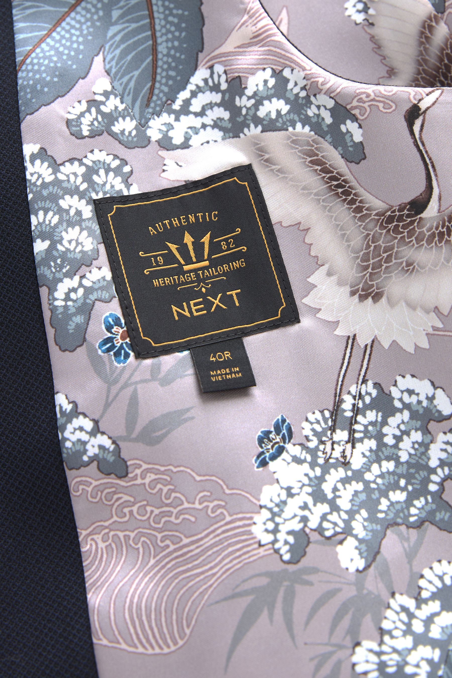 Buy Blue Trimmed Check Suit Waistcoat from the Next UK online shop