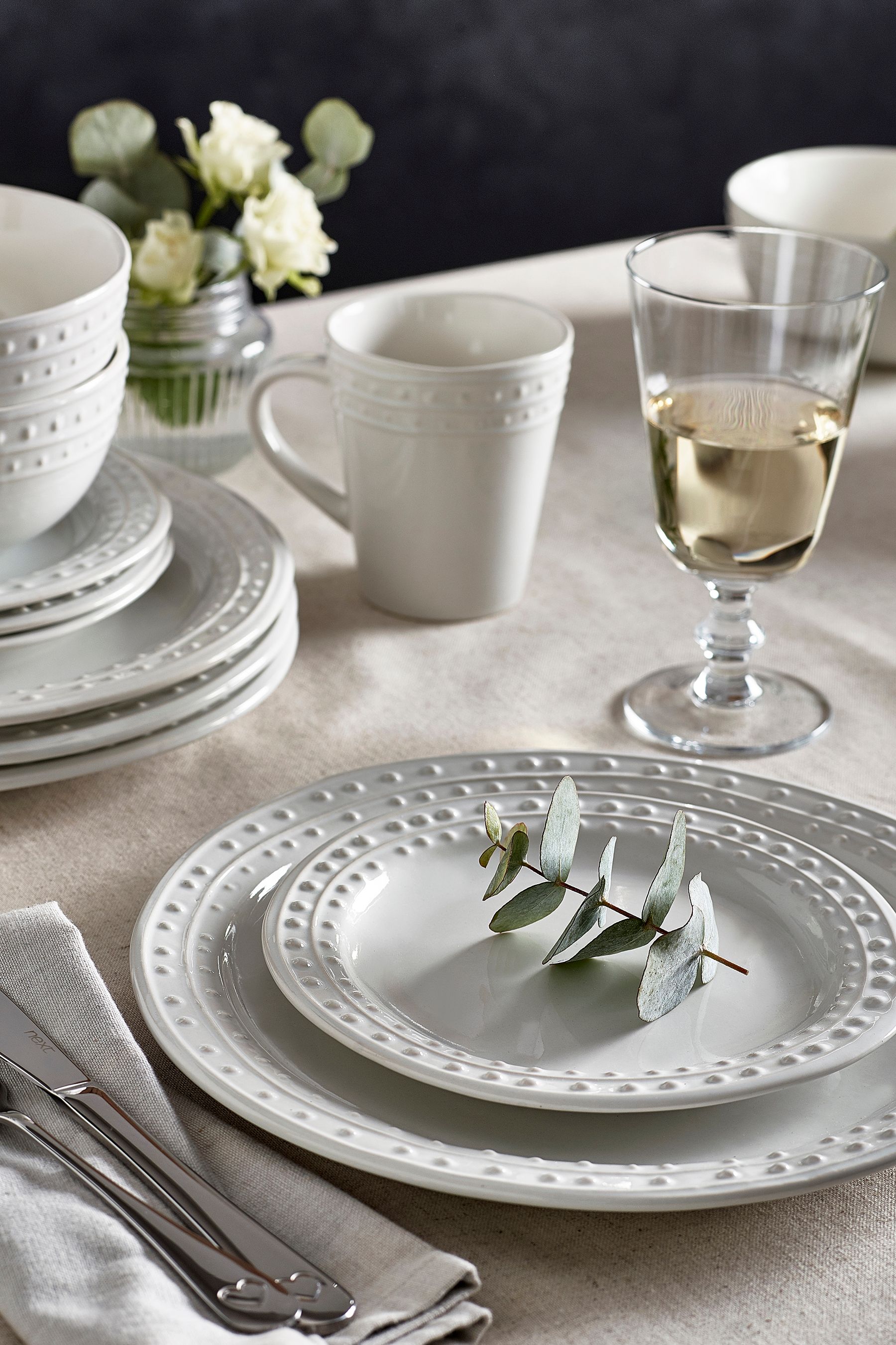 Buy Silver Heart Stainless Steel 16pc Cutlery Set from the Next UK ...