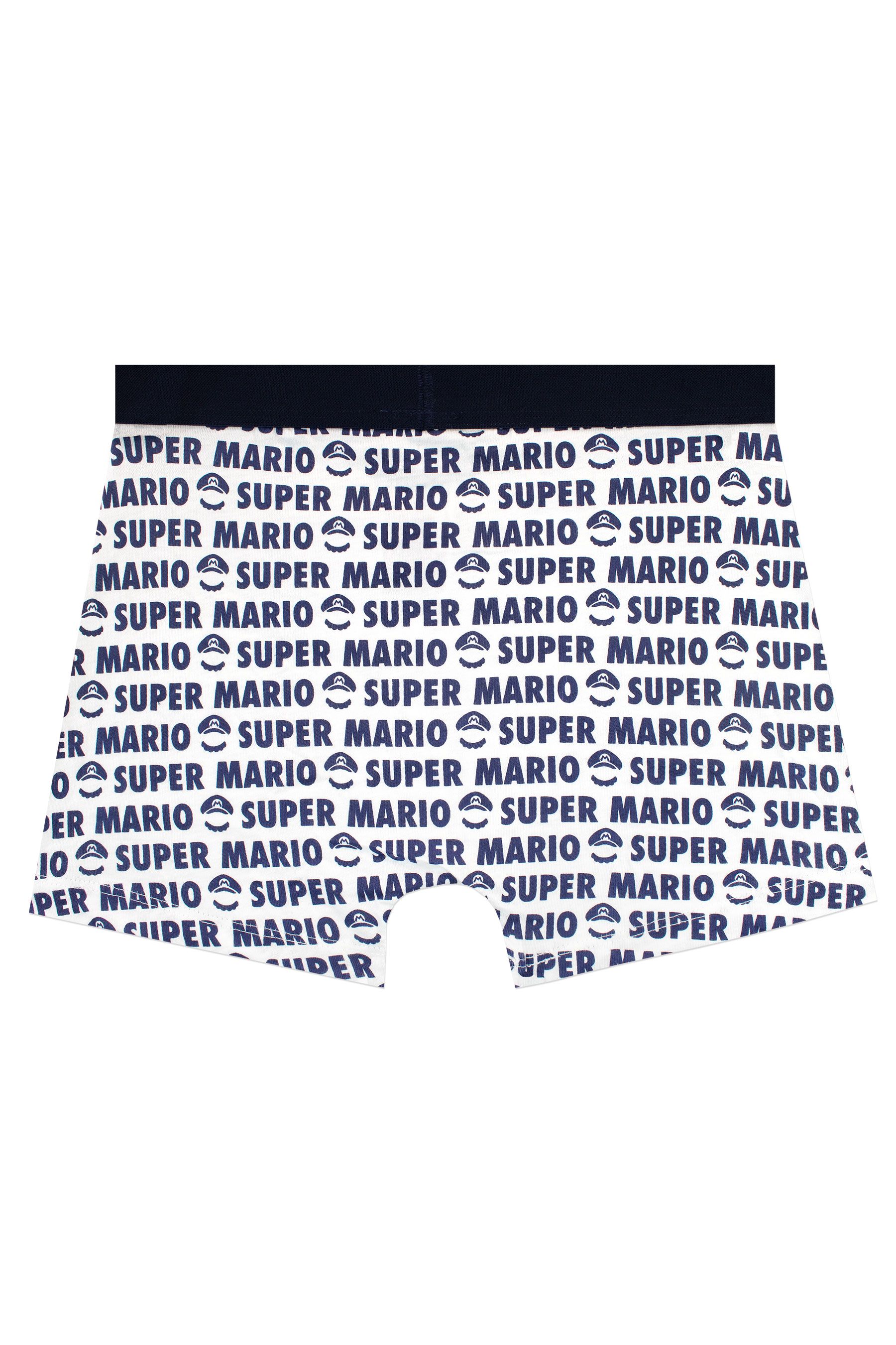 Buy Character Multi White Super Mario Kids Underwear Multipack 5 Pack ...
