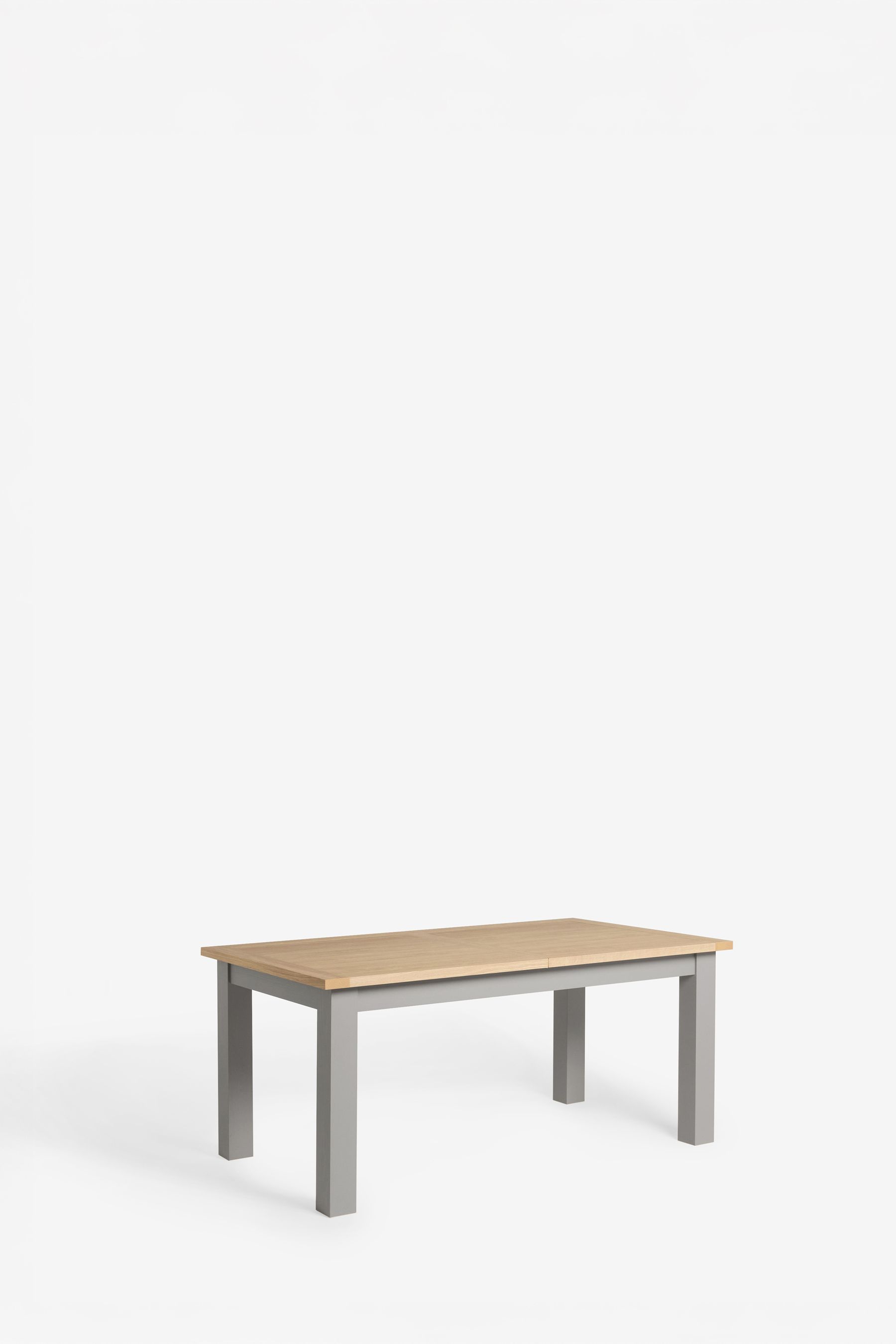 Buy Dove Grey Malvern Oak Effect 6 to 10 Seater Extending Dining Table ...