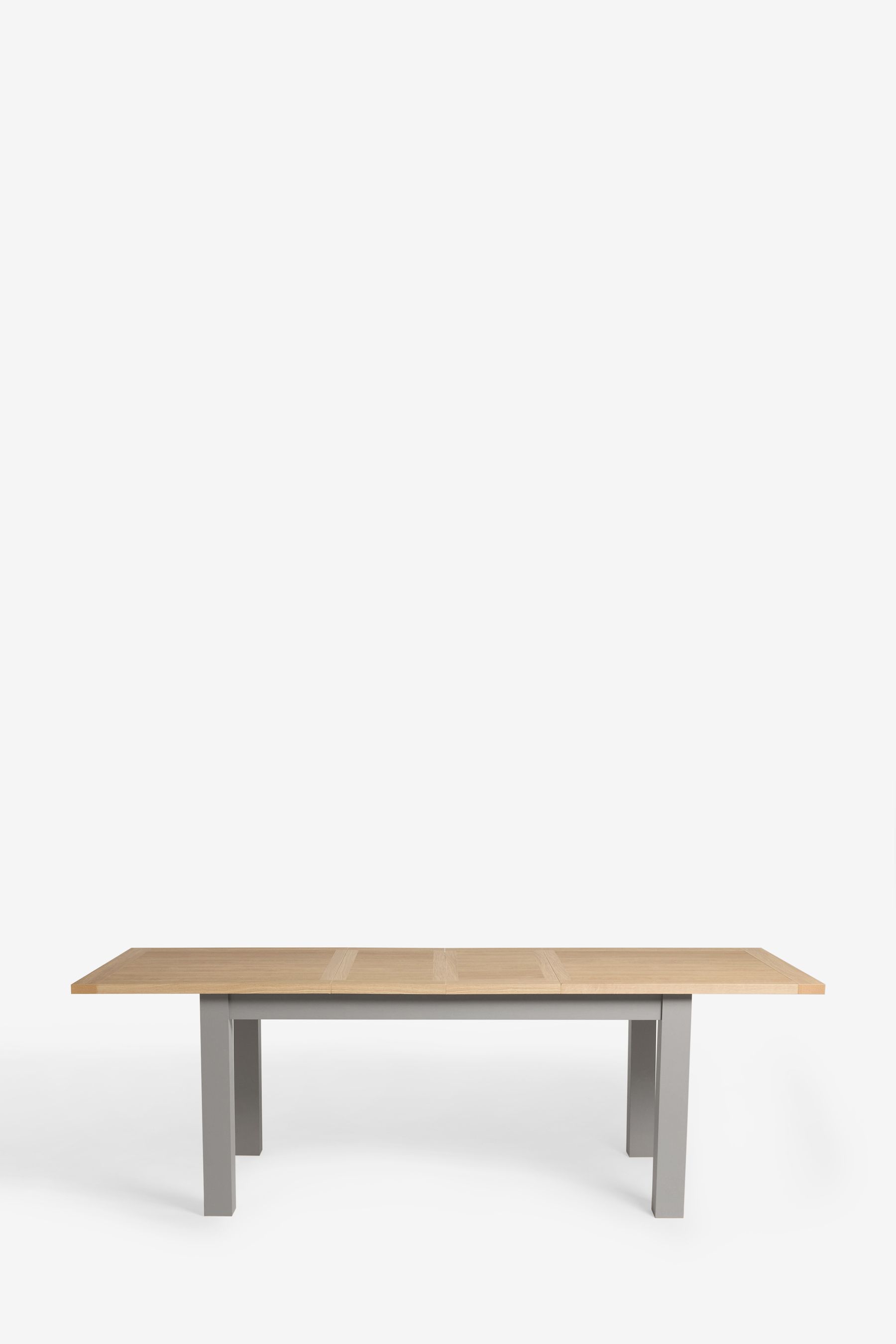 Buy Dove Grey Malvern Oak Effect 6 to 10 Seater Extending Dining Table ...