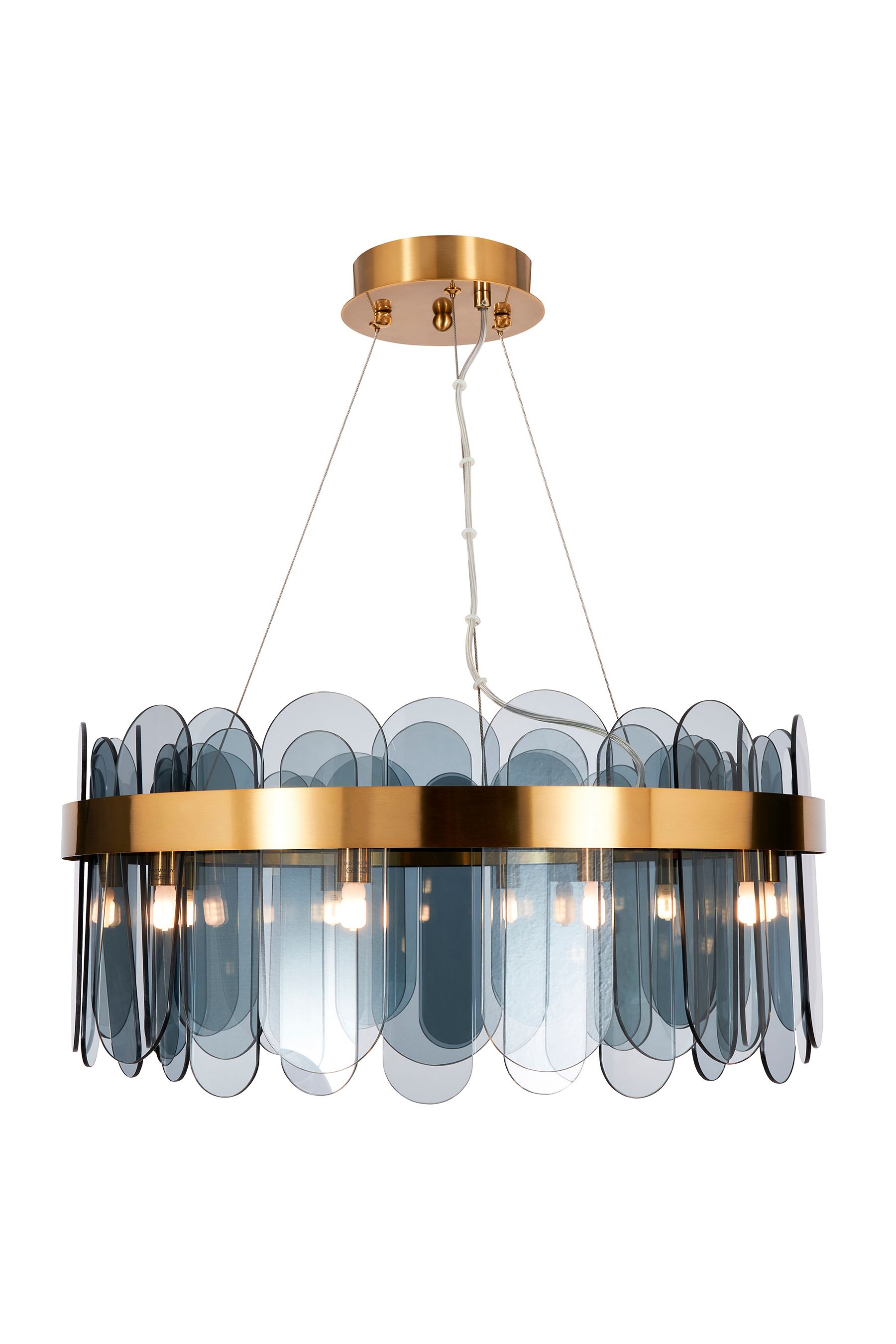 Buy Visconte by BHS Brass Avelino 9 Light Ceiling Light from the Next ...