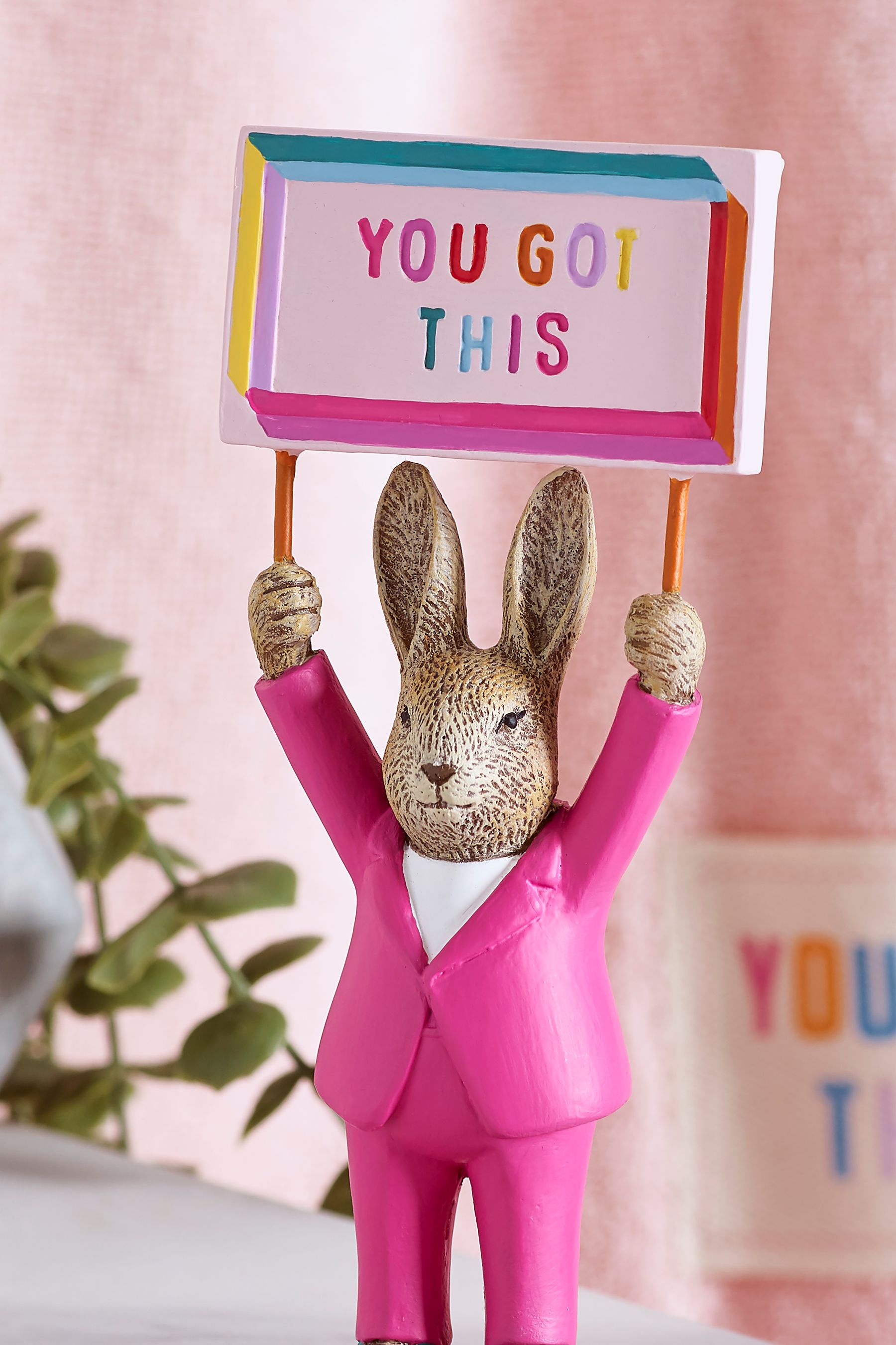 Buy Pink You Got This Rosie Rabbit Ornament from the Next UK online shop