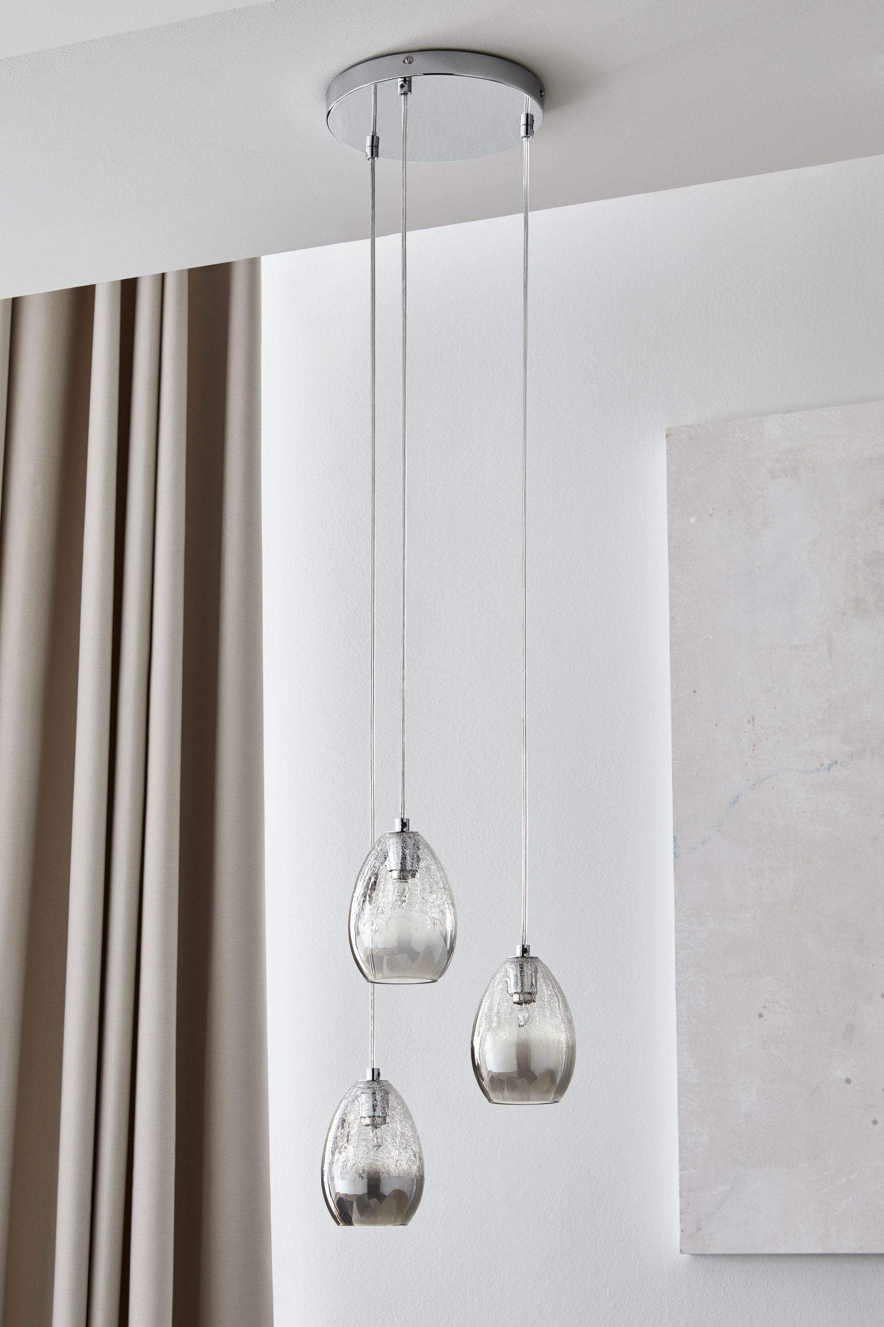 Buy Chrome Isla Cluster Pendant 3 Light Ceiling Light from the Next UK ...