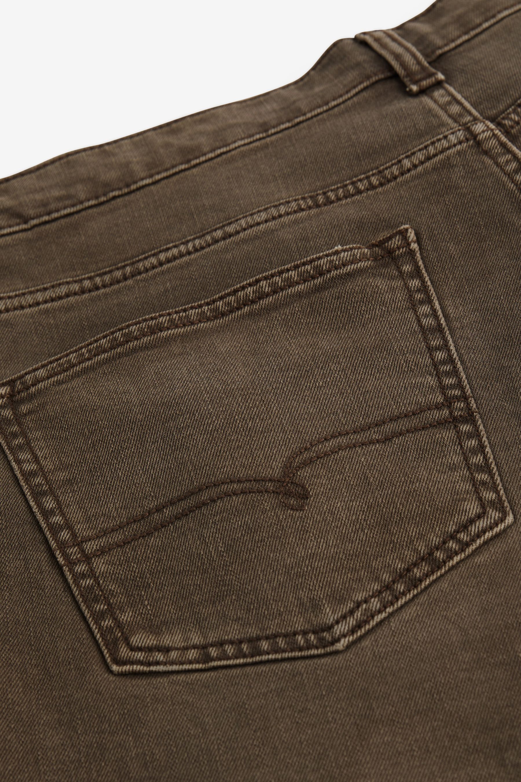 Buy Brown Regular Fit Overdyed Denim Jeans from the Next UK online shop