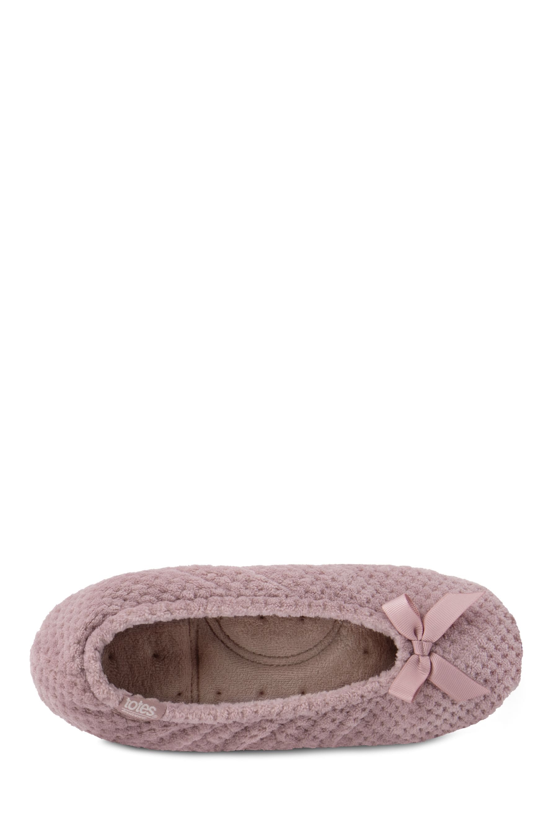 Buy Totes Pink Isotoner Popcorn Slippers from the Next UK online shop