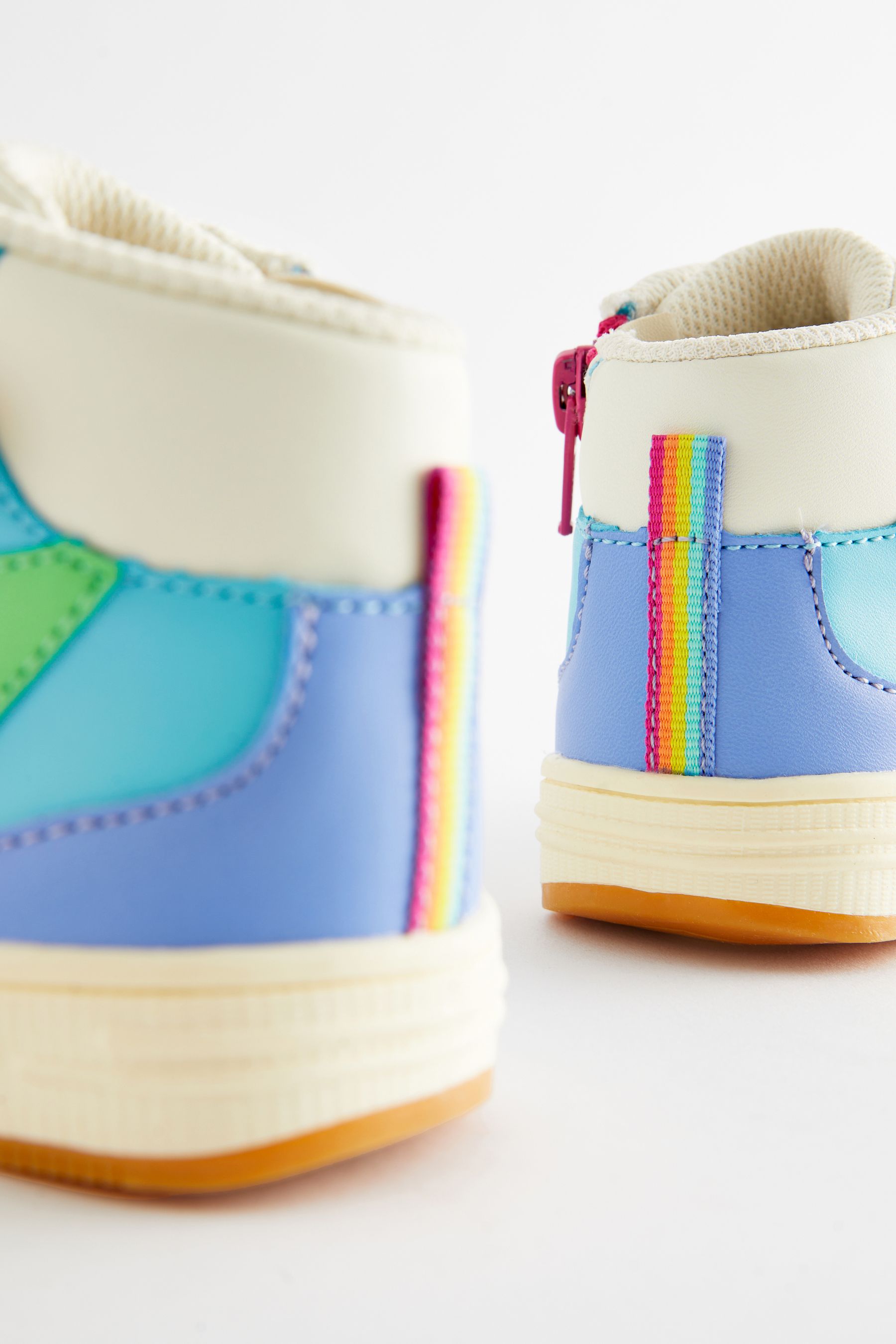 Buy Little Bird by Jools Oliver Multi Pastel Rainbow Star Hi-Top ...
