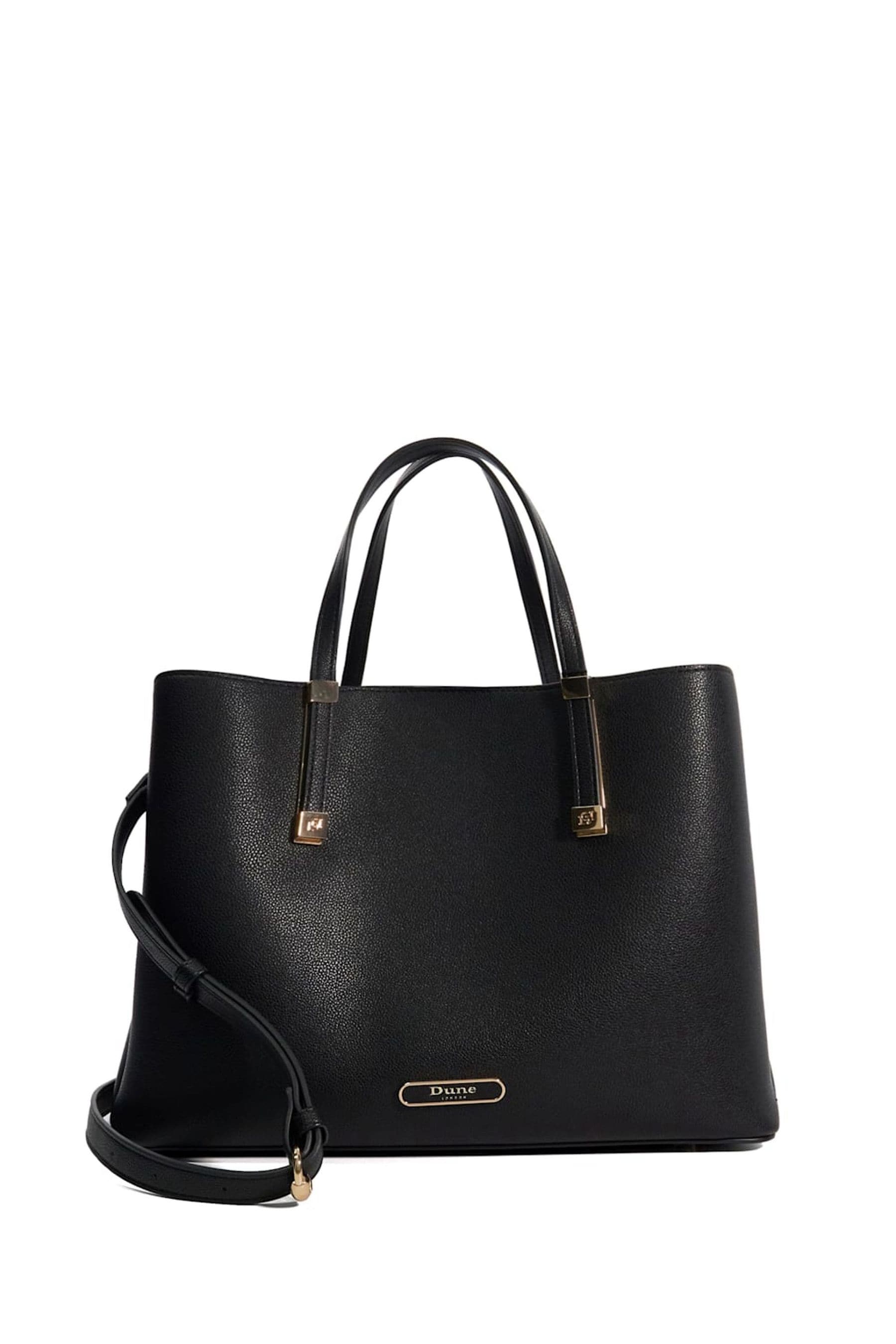 Buy Dune London Black Dorry Large Unlined Tote Bag from the Next UK ...