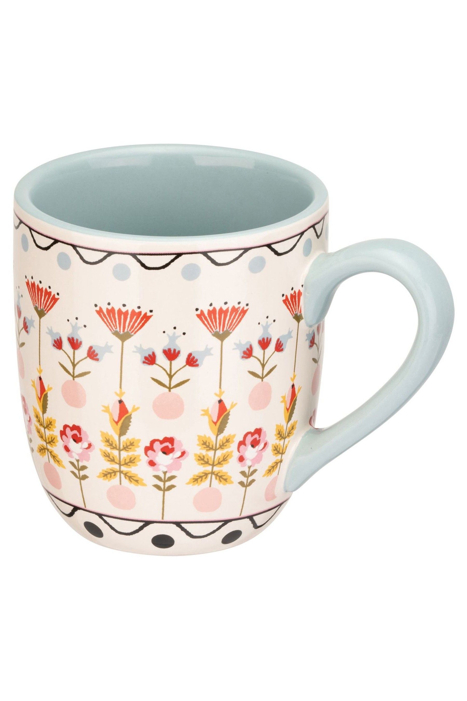 Buy Cath Kidston Set of 4 Blue Breakfast Mugs from the Next UK online shop
