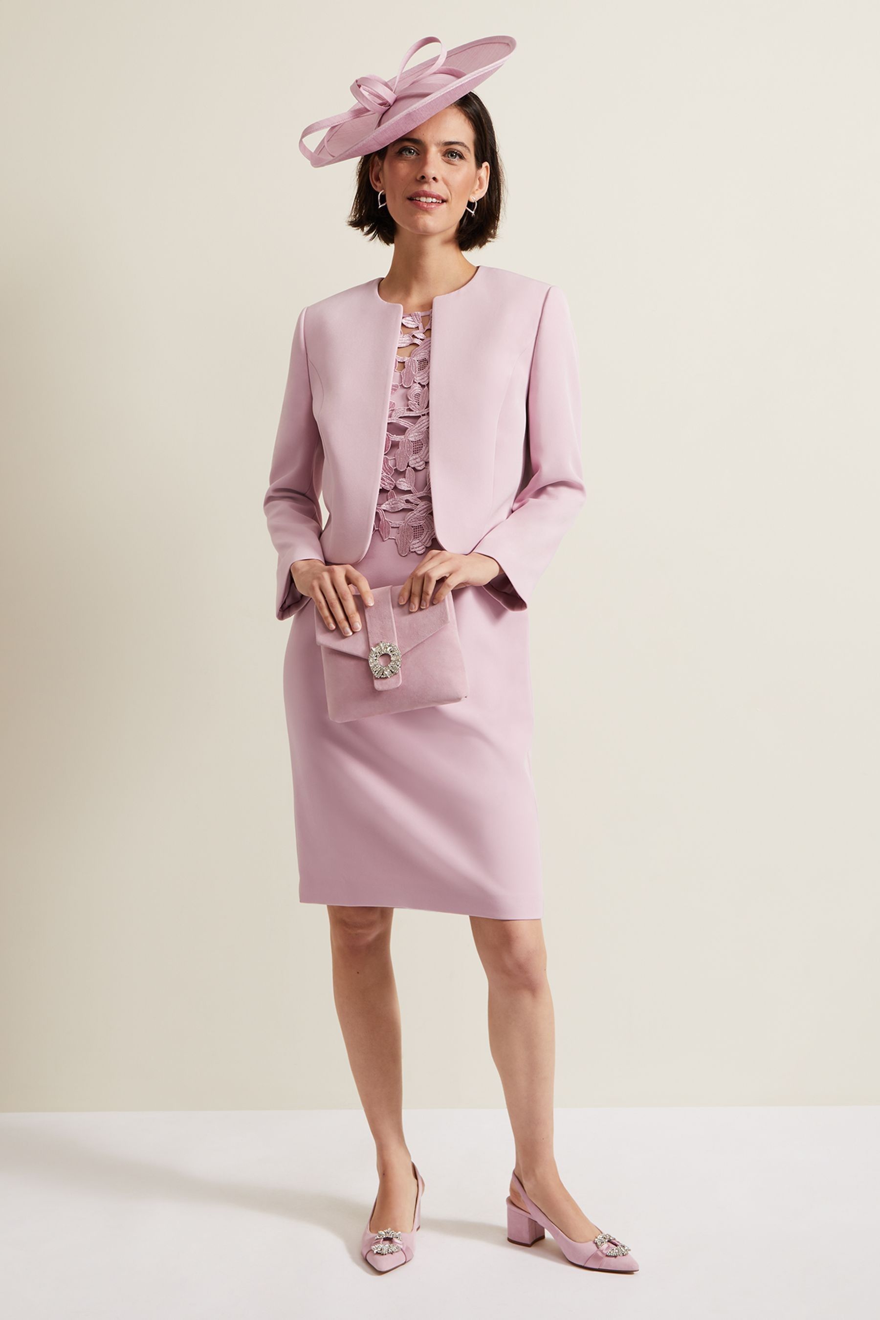 Buy Phase Eight Pink Embellished Clutch Bag from the Next UK online shop