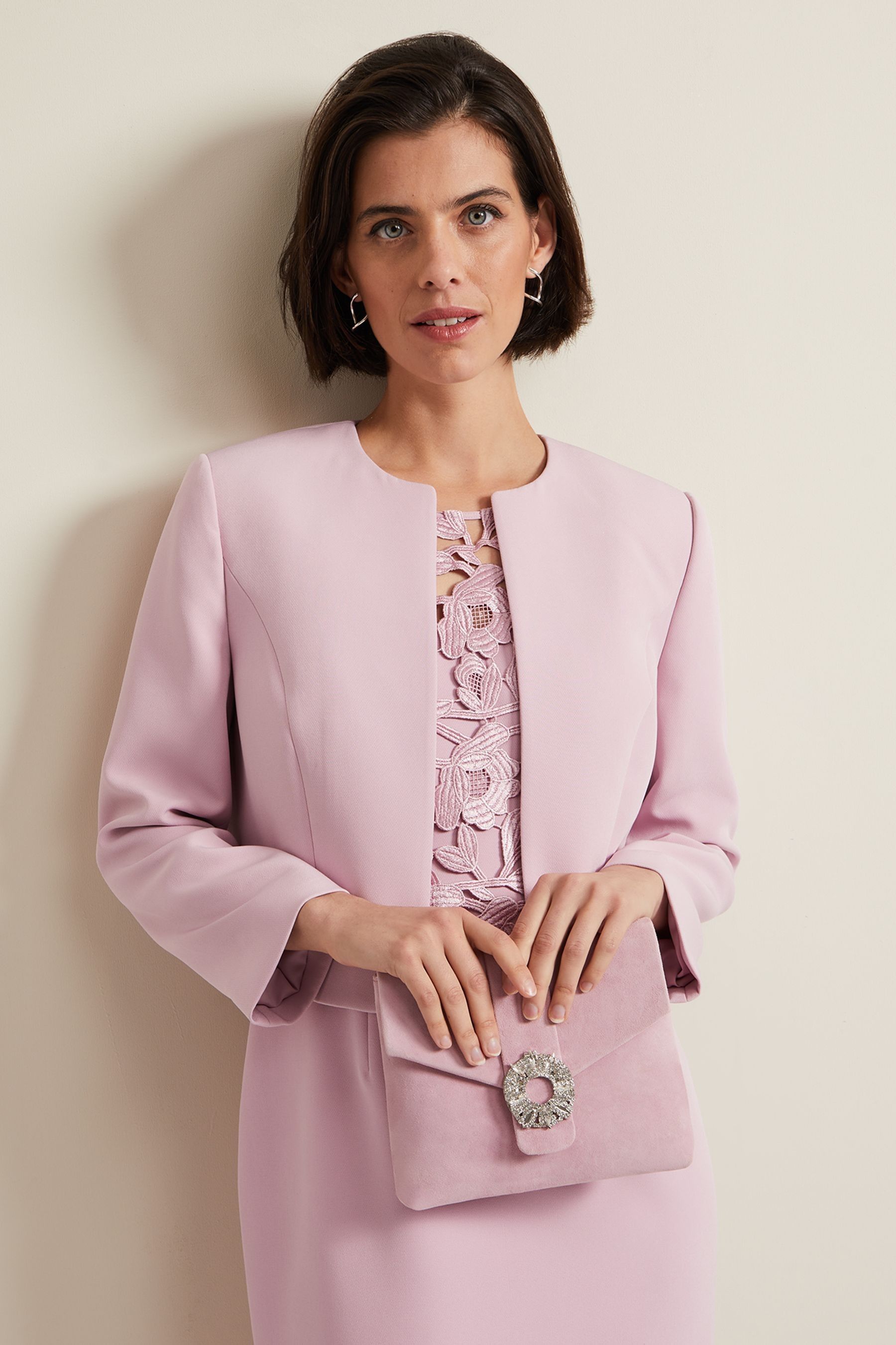 Buy Phase Eight Pink Embellished Clutch Bag from the Next UK online shop