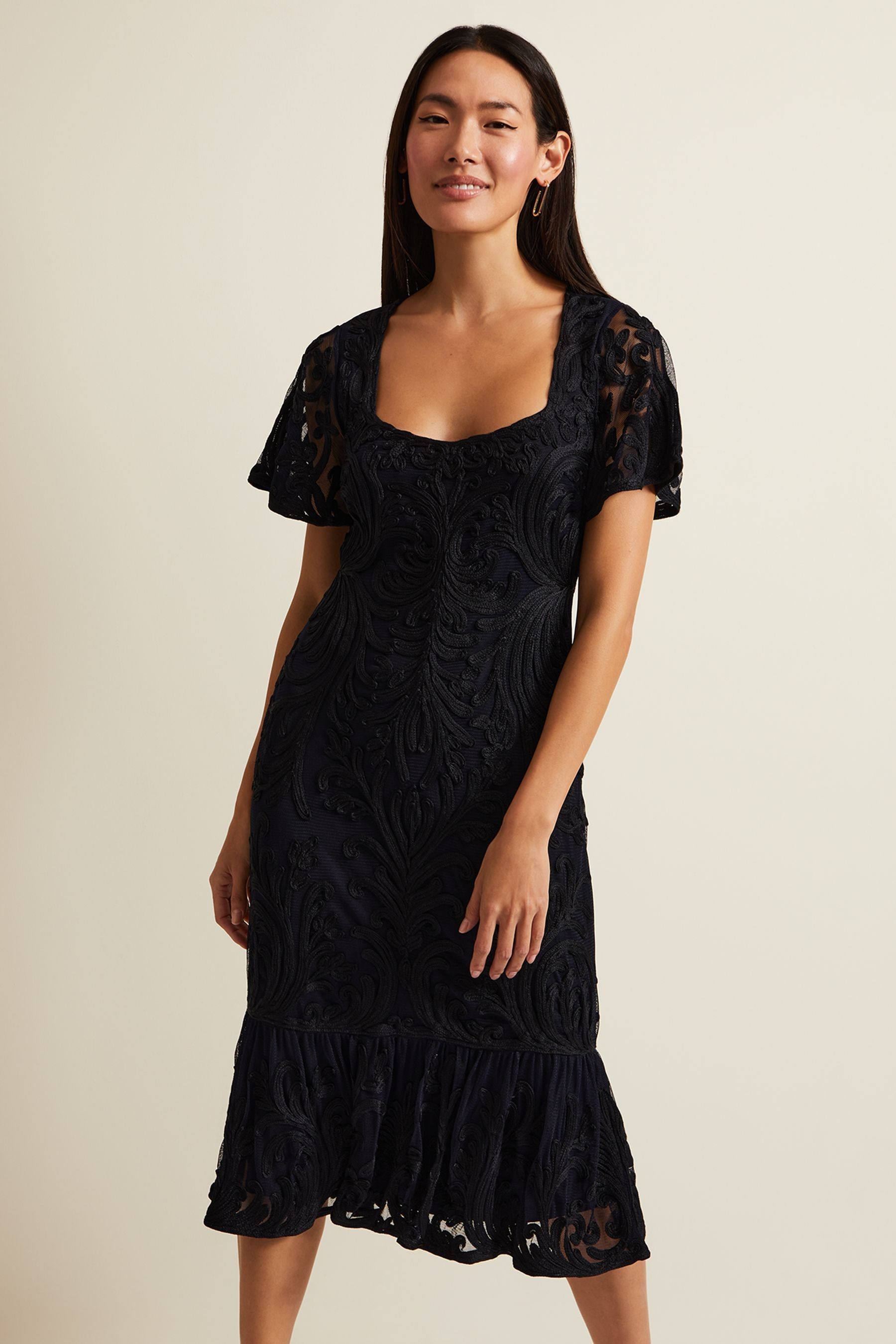 Buy Phase Eight Blue Matilda Tapework Midi Dress from the Next UK ...