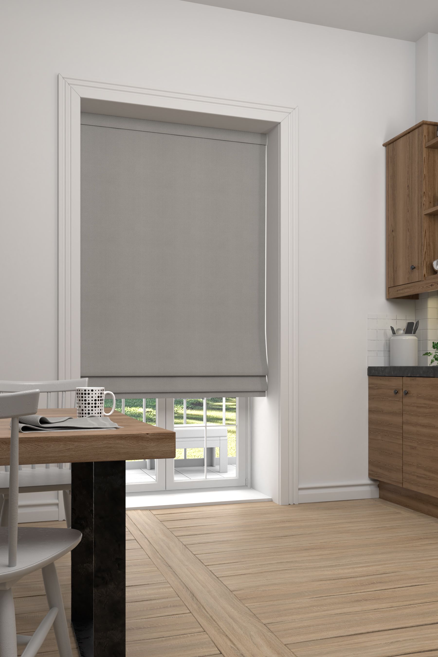 Buy Natural Imogen Made To Measure Roman Blind from the Next UK online shop