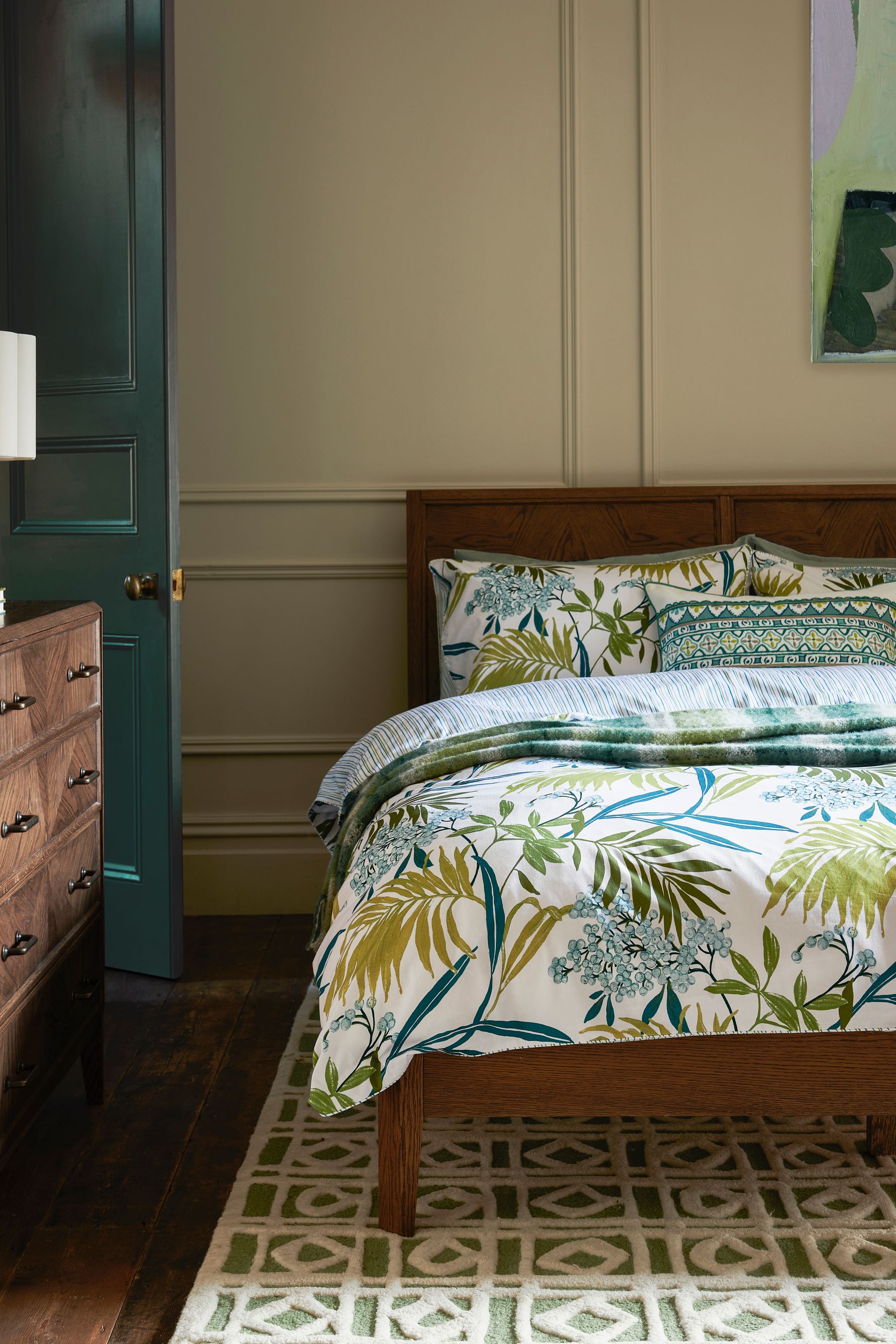 Buy Nina Campbell Natural Batik Check Rug from the Next UK online shop