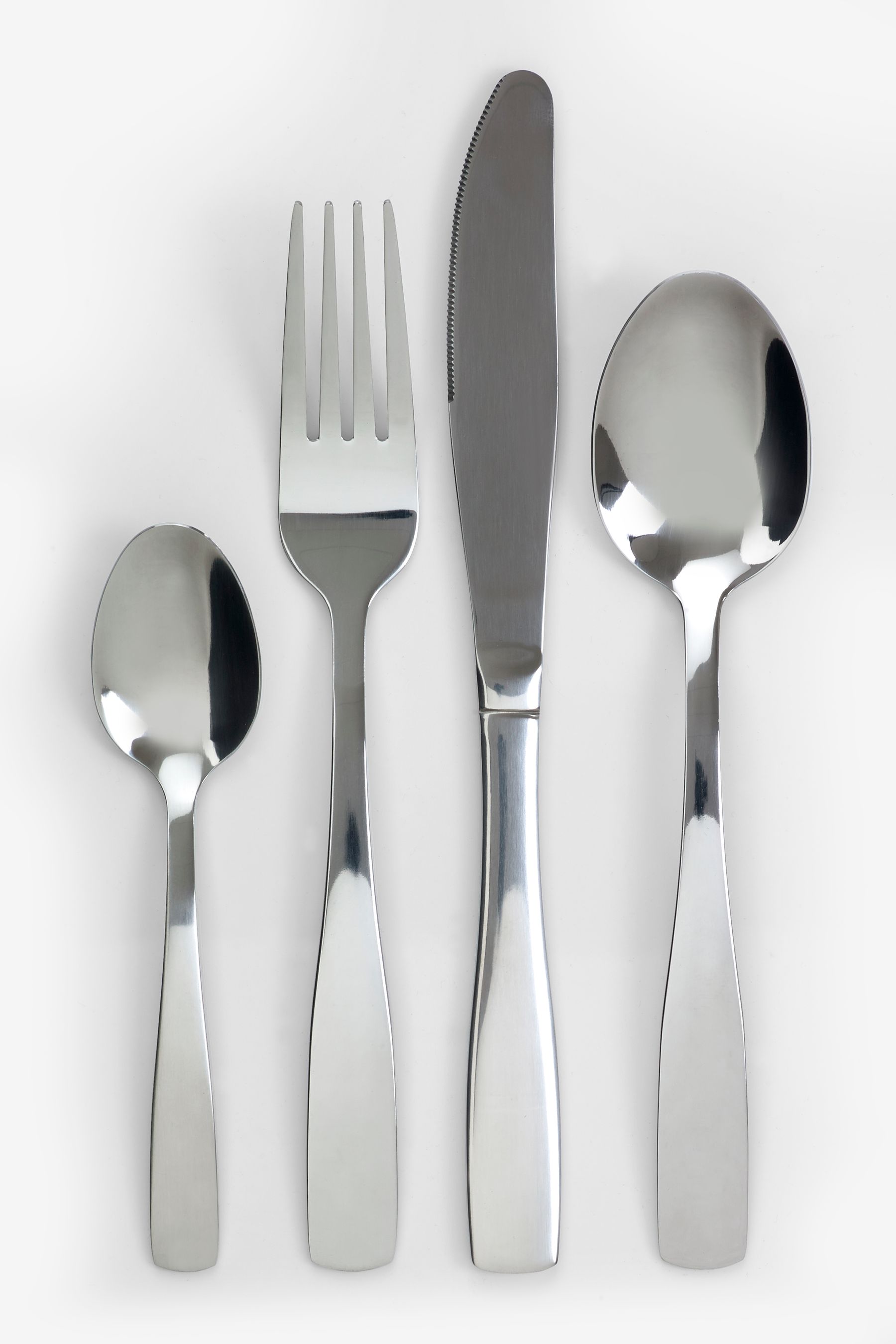 Buy Silver Nova Studio Stainless Steel Cutlery 24pc Cutlery Set from ...