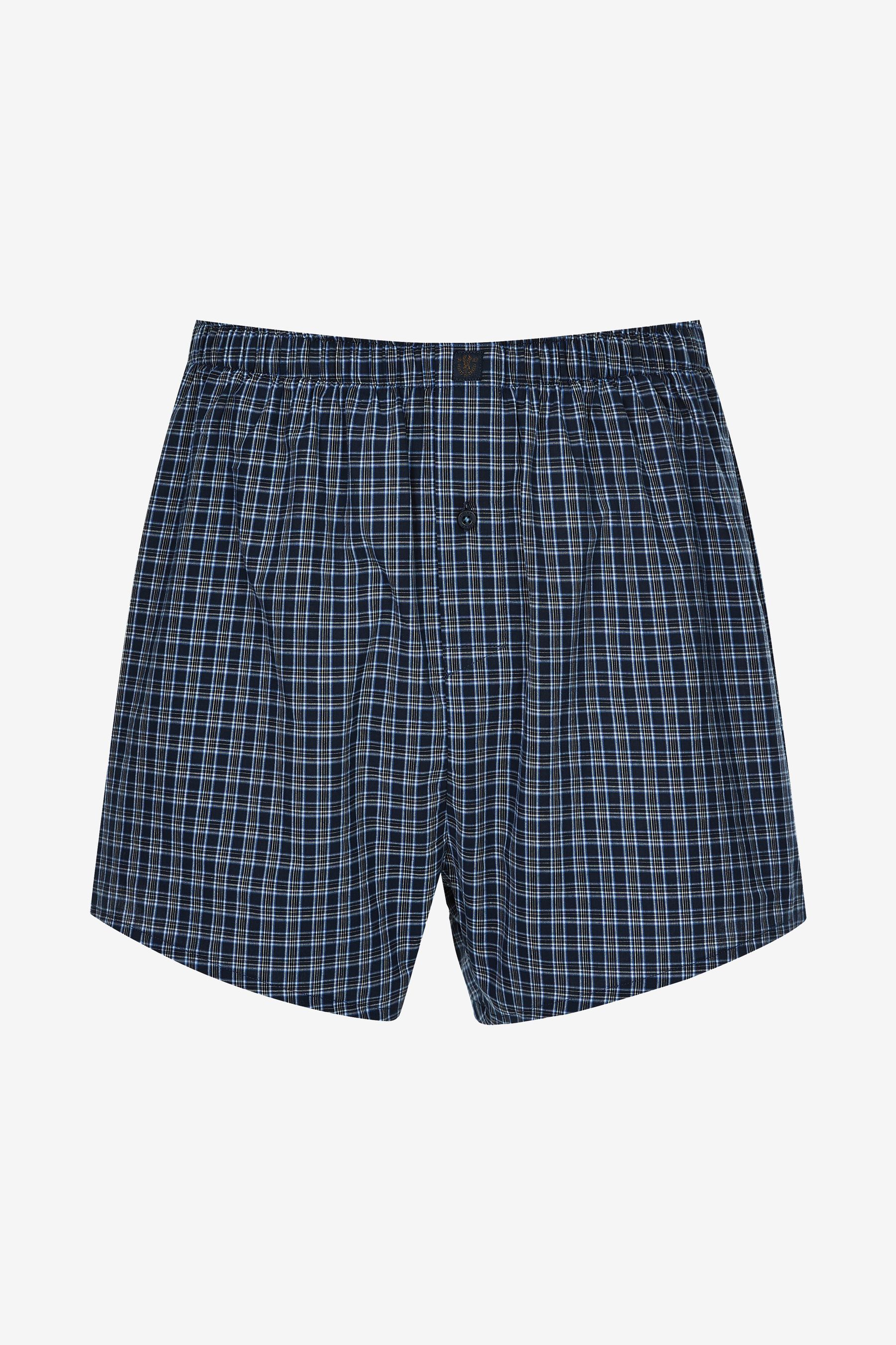 Buy Navy 4 pack Woven Pure Cotton Boxers from the Next UK online shop