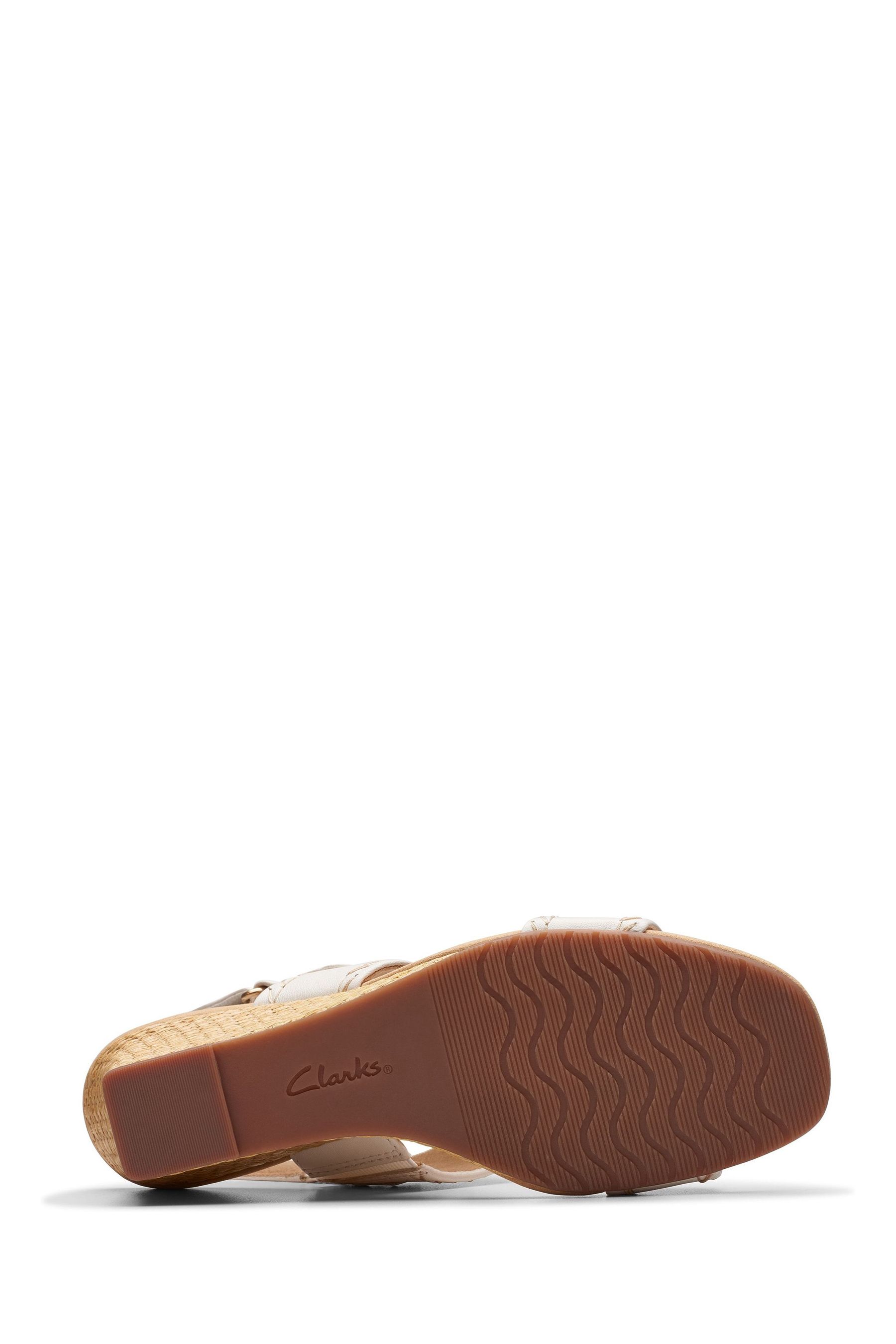 Buy Clarks White Leather Kyarra Rose Sandals from the Next UK online shop
