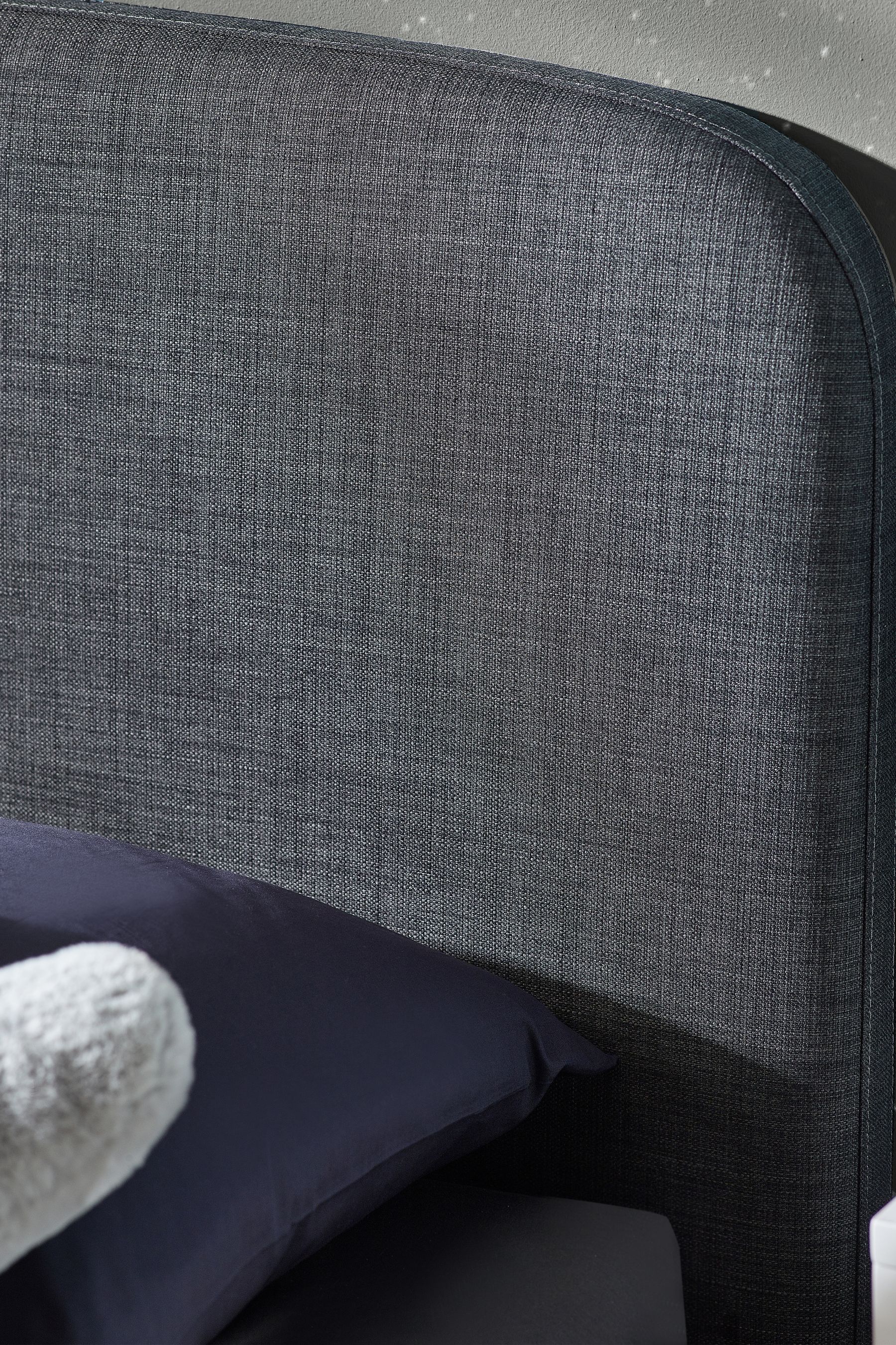 Buy Simple Contemporary Charcoal Grey Matson Kids Upholstered Bed Frame ...