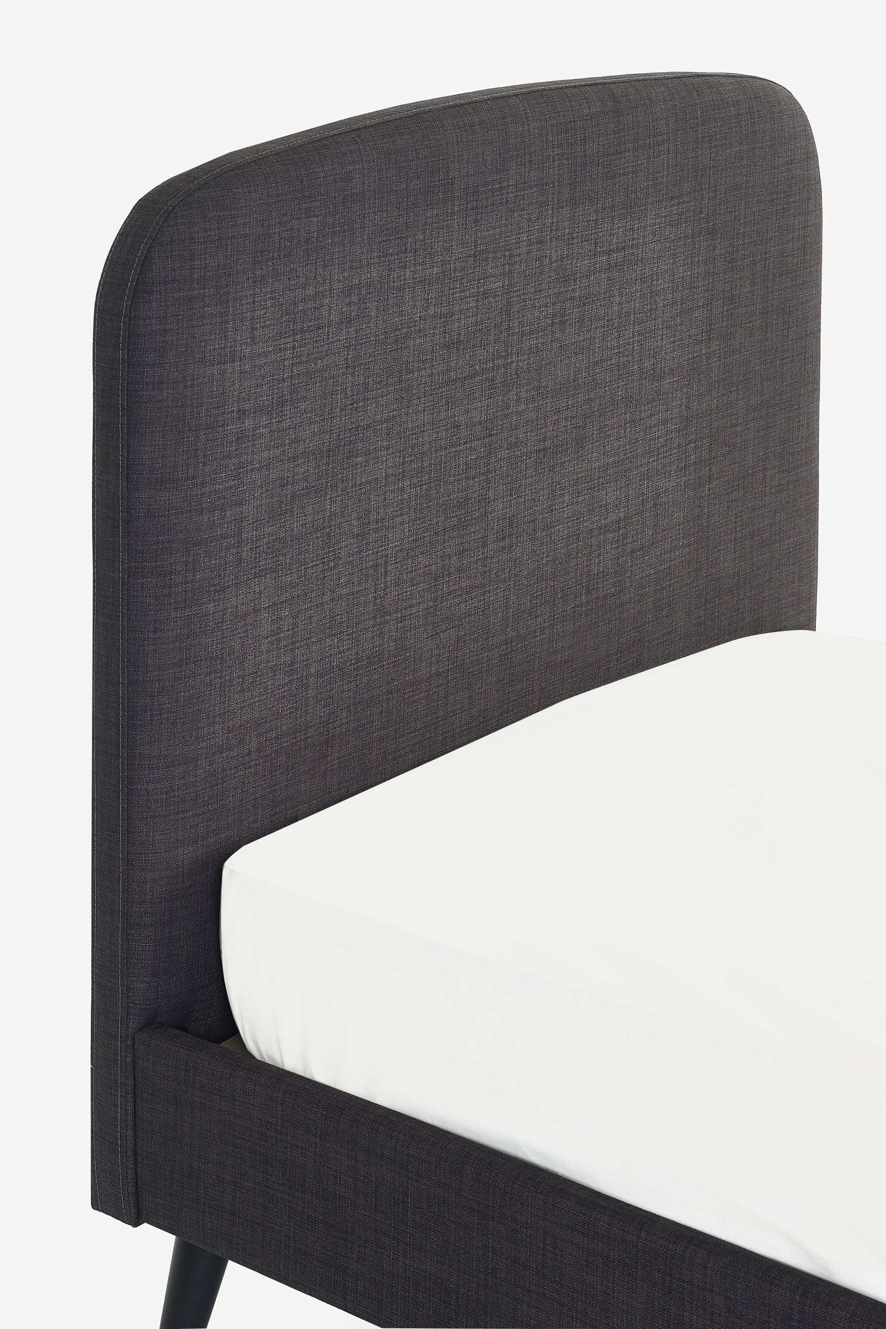 Buy Simple Contemporary Charcoal Grey Matson Kids Upholstered Bed Frame ...