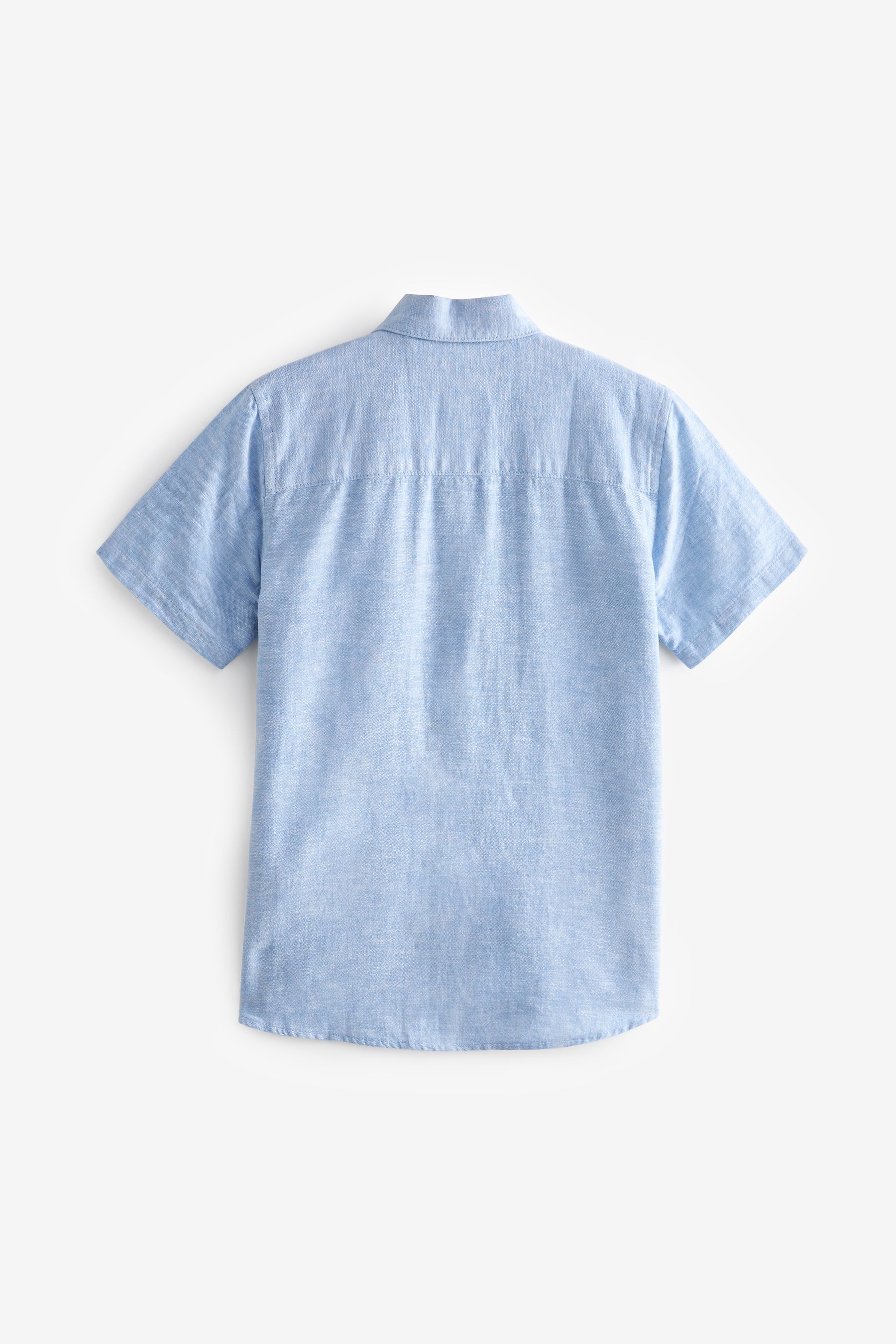 Buy Blue Linen Blend Shirt (3mths-16yrs) from the Next UK online shop
