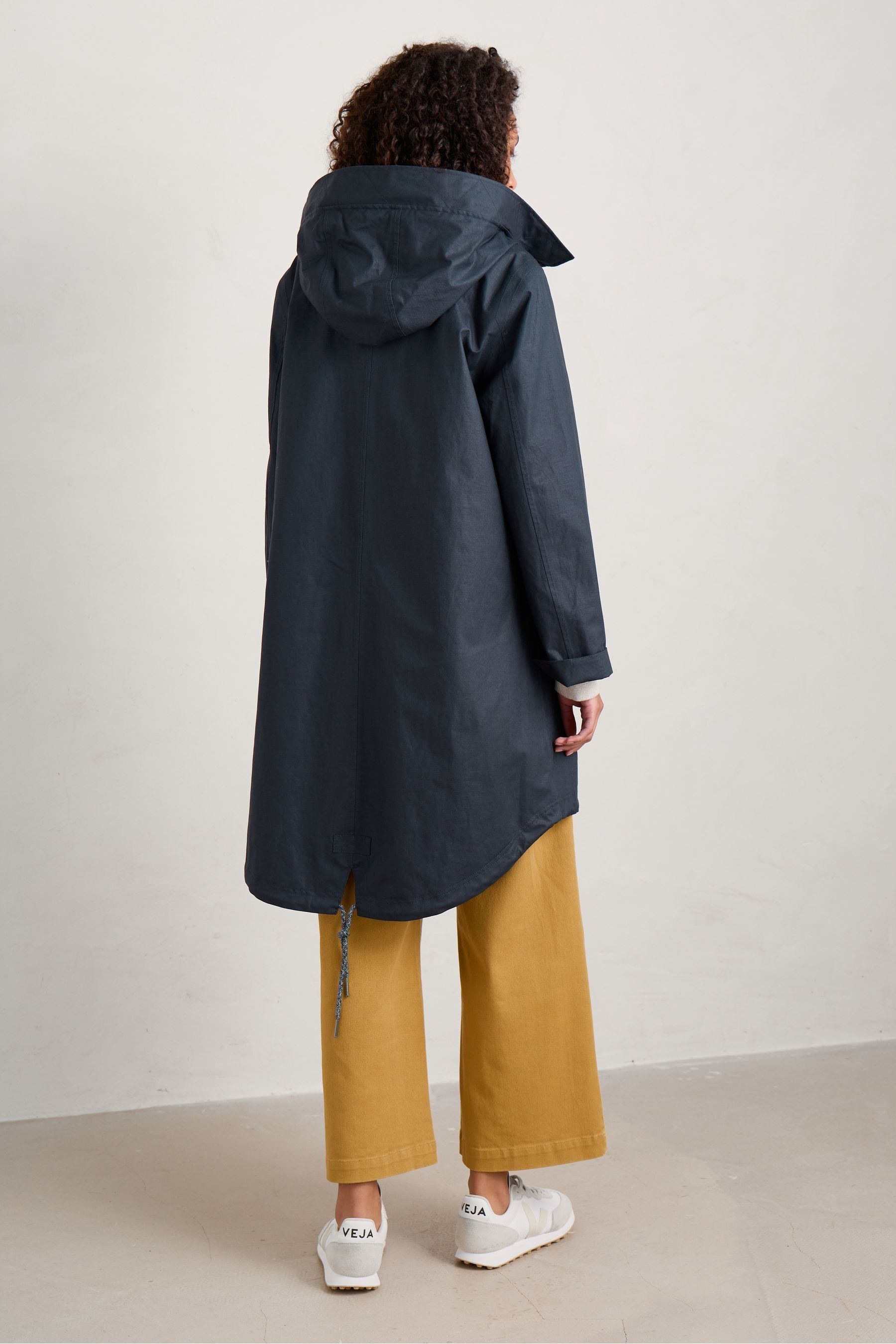 Buy Seasalt Cornwall Blue Seafaring Waterproof Coat from the Next UK ...