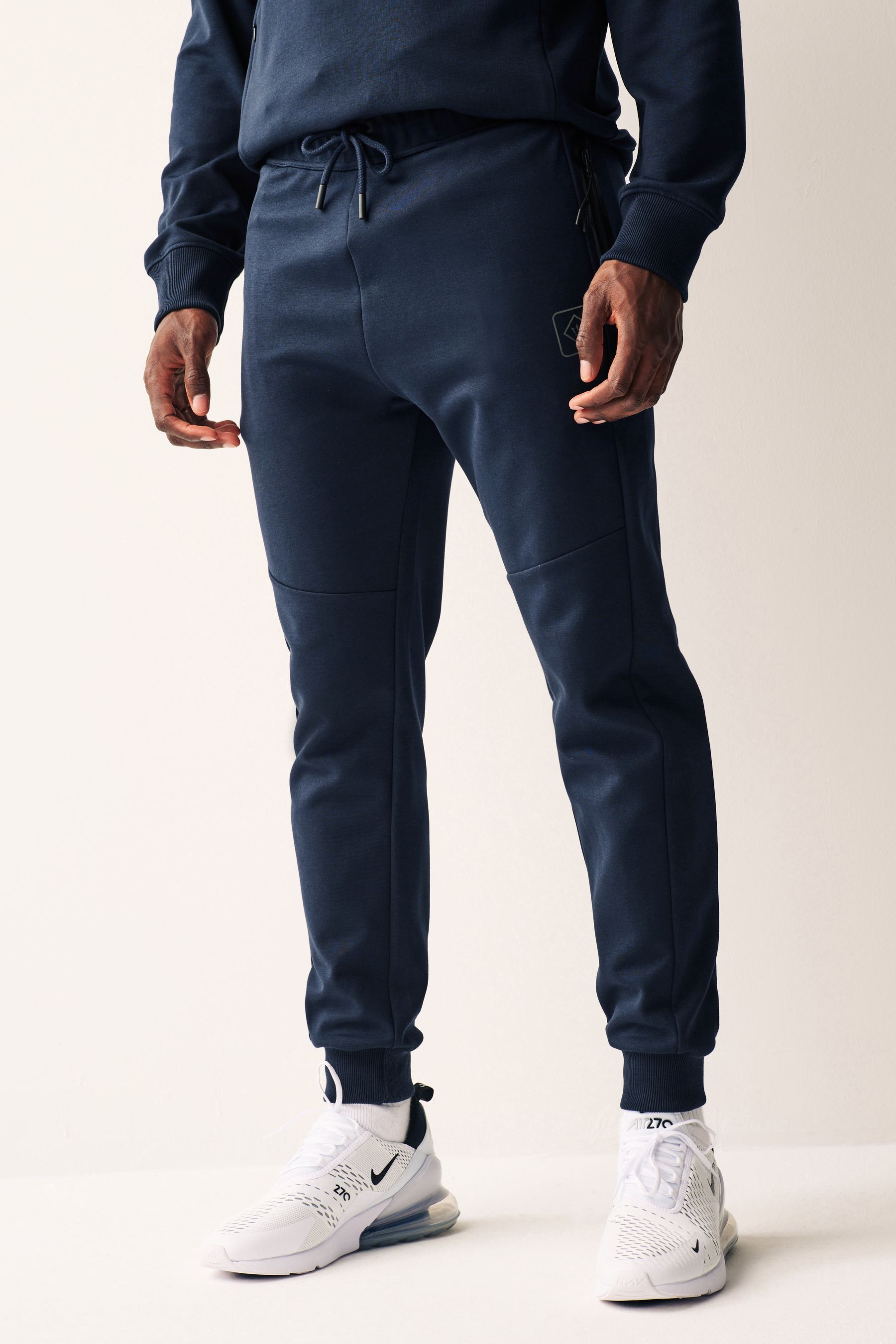 Buy Navy Blue Athleisure Cuffed Joggers from the Next UK online shop