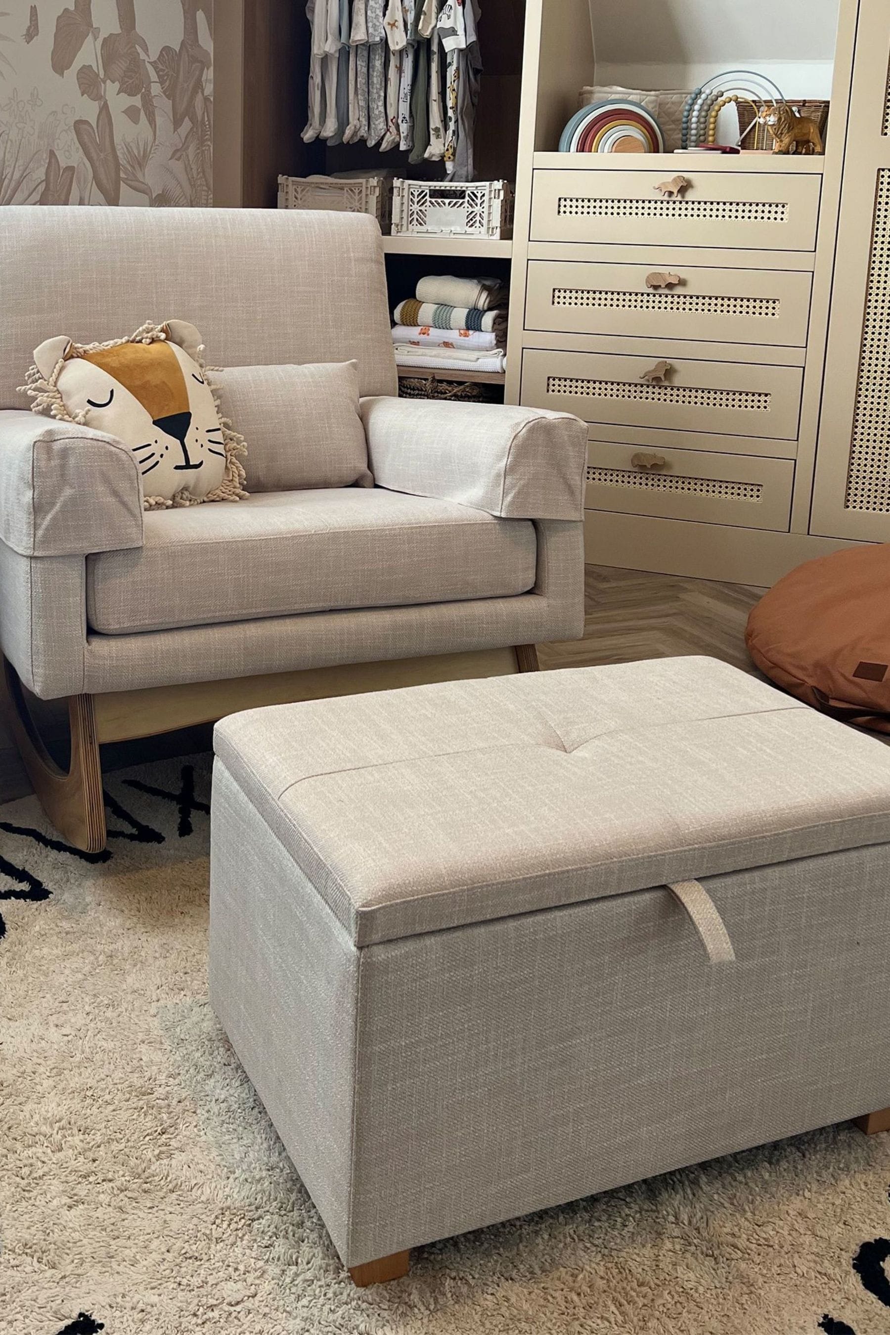 Buy Gaia Baby Oatmeal Serena Nursing Rocking Chair from the Next UK ...