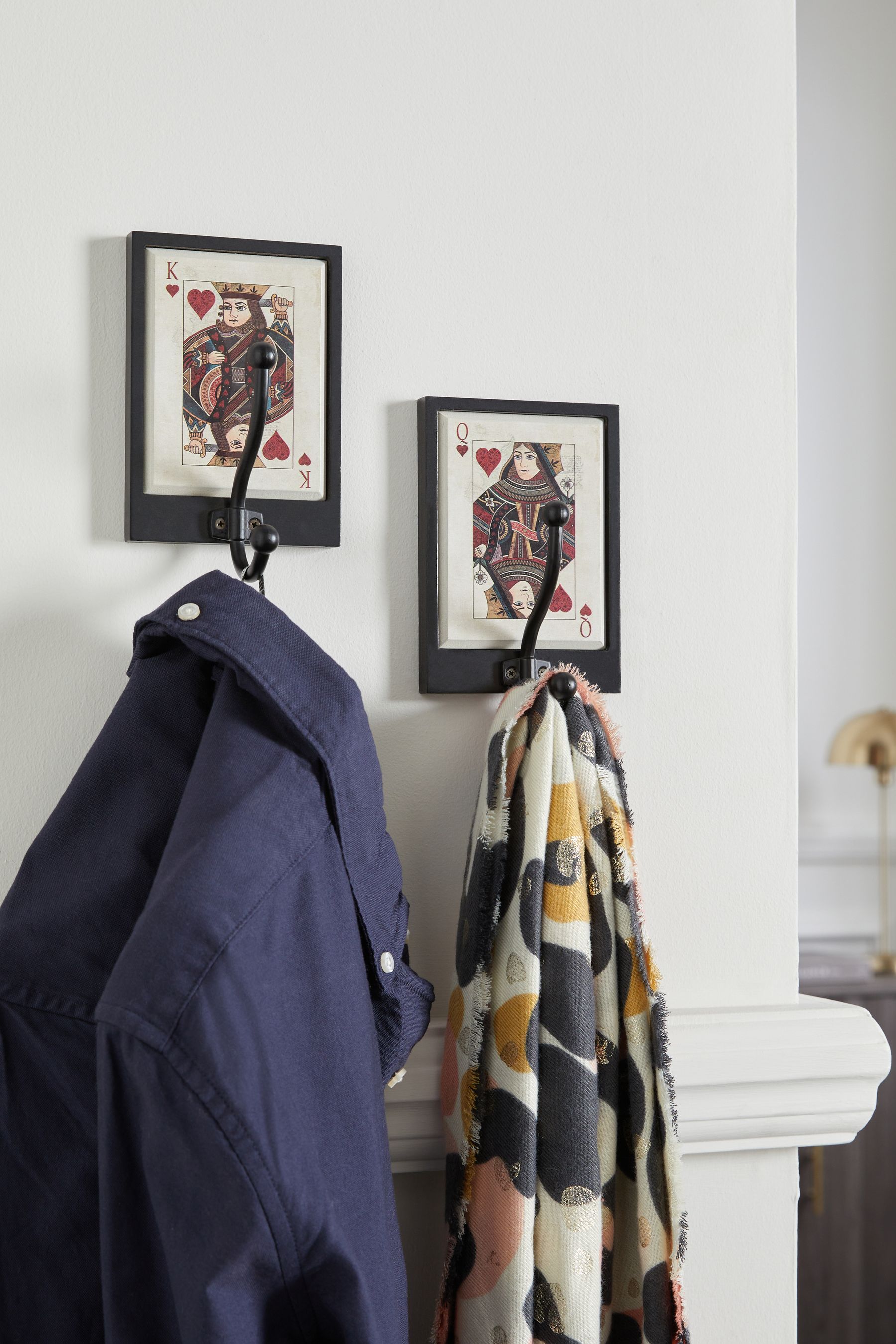 Buy Monochrome Playing Card King Wall Hook from the Next UK online shop