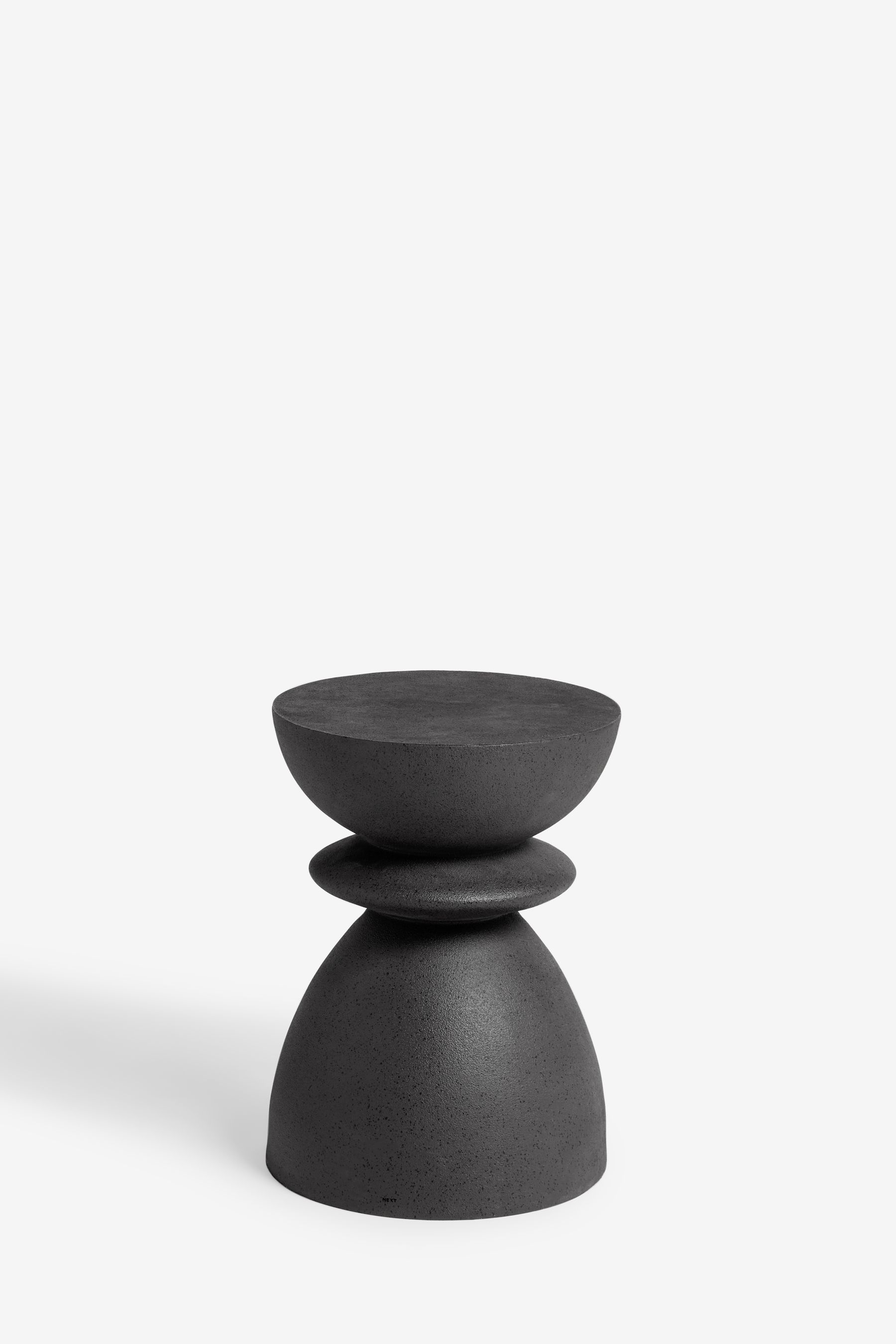 Buy Black Stone Effect Totem Side Table from the Next UK online shop